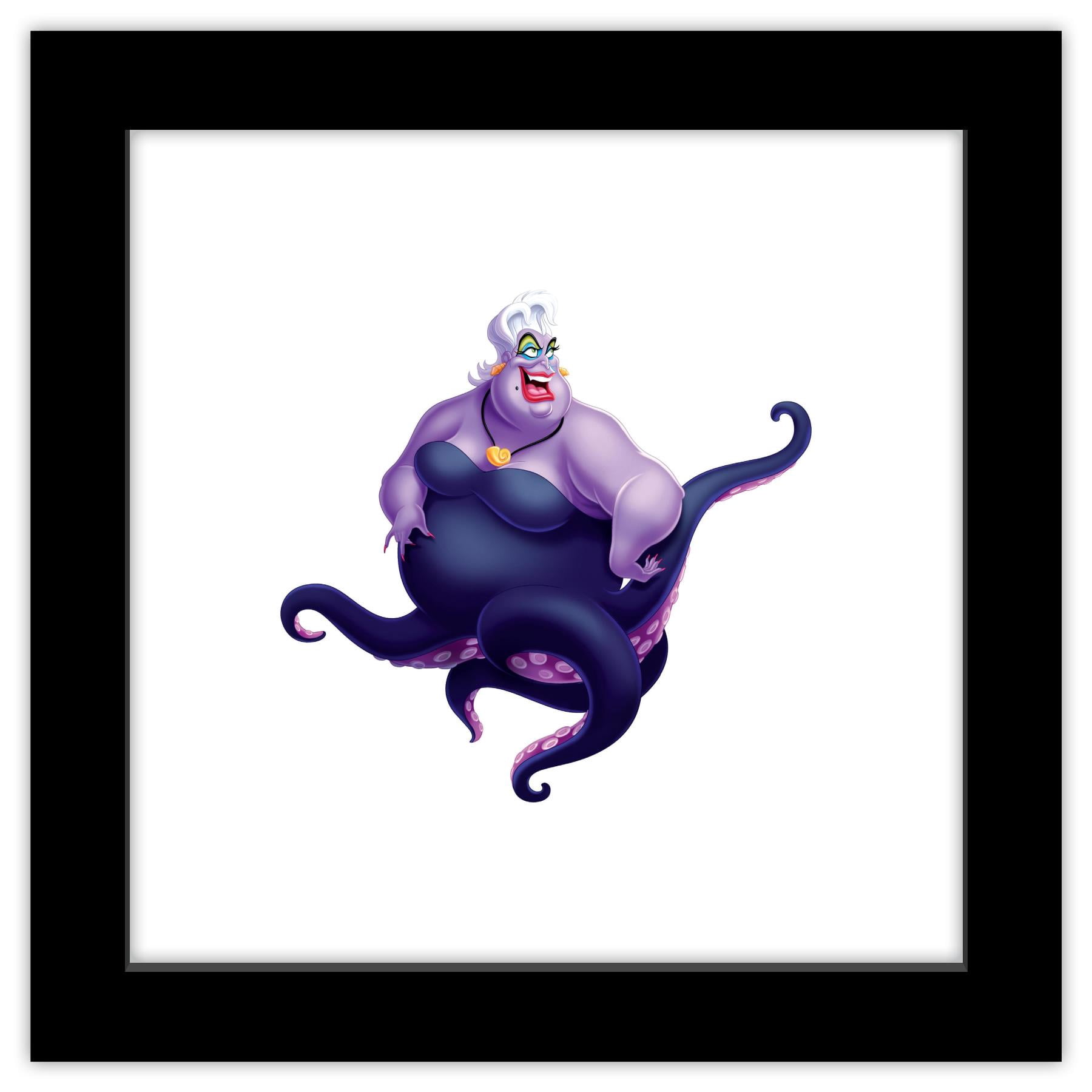 Gallery Pops Disney The Little Mermaid - Ursula Wall Art, Black Framed ...