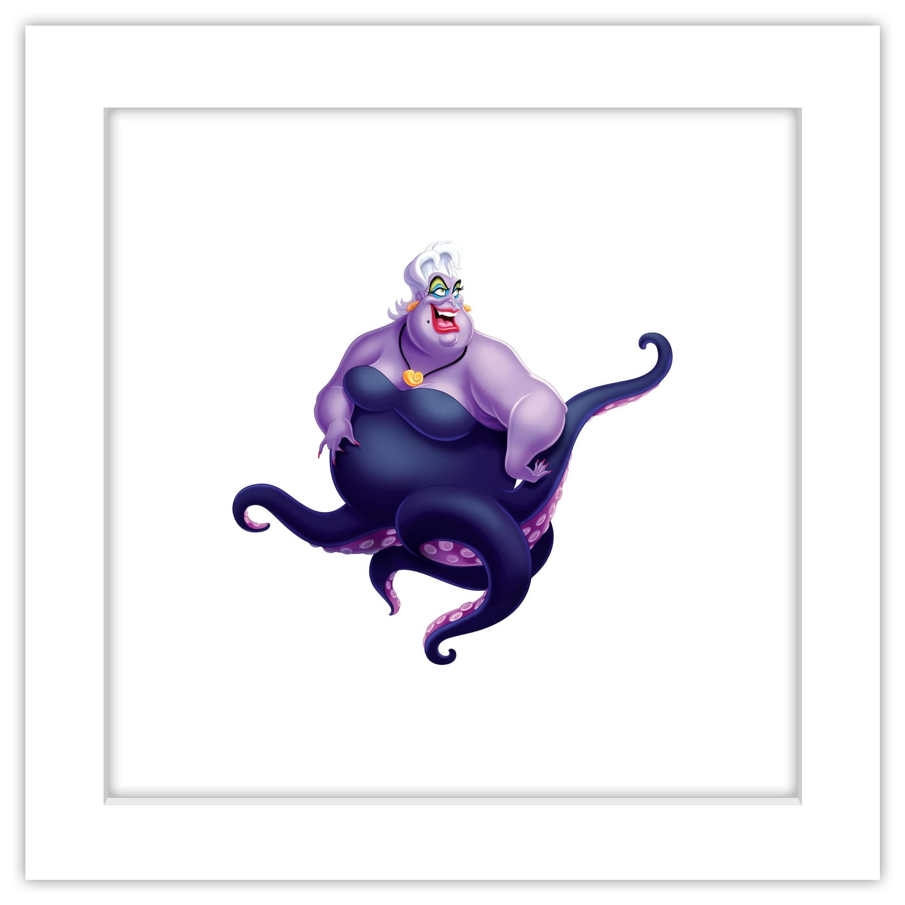 Gallery Pops Disney The Little Mermaid - Ursula Wall Art, White Framed ...