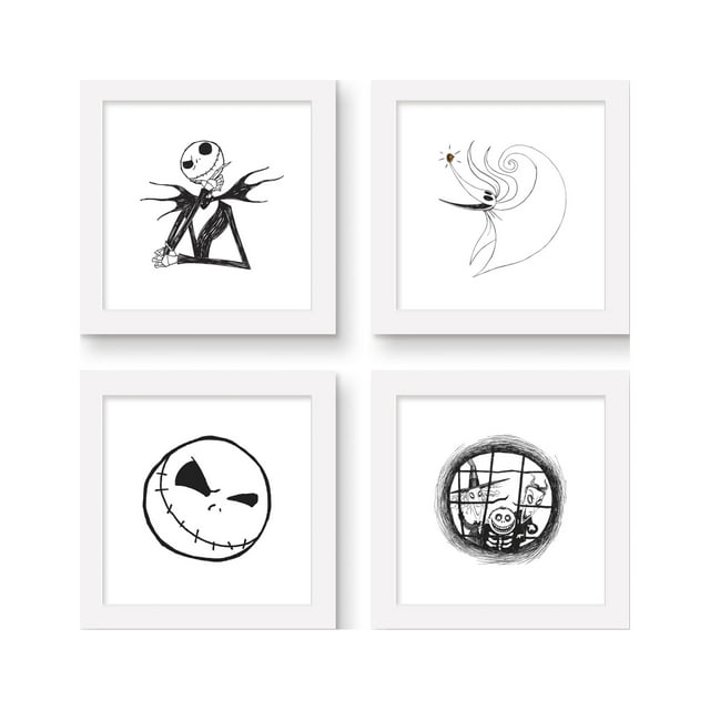 Gallery Pops Disney The Nightmare Before Christmas Wall Art Bundle (4 ...