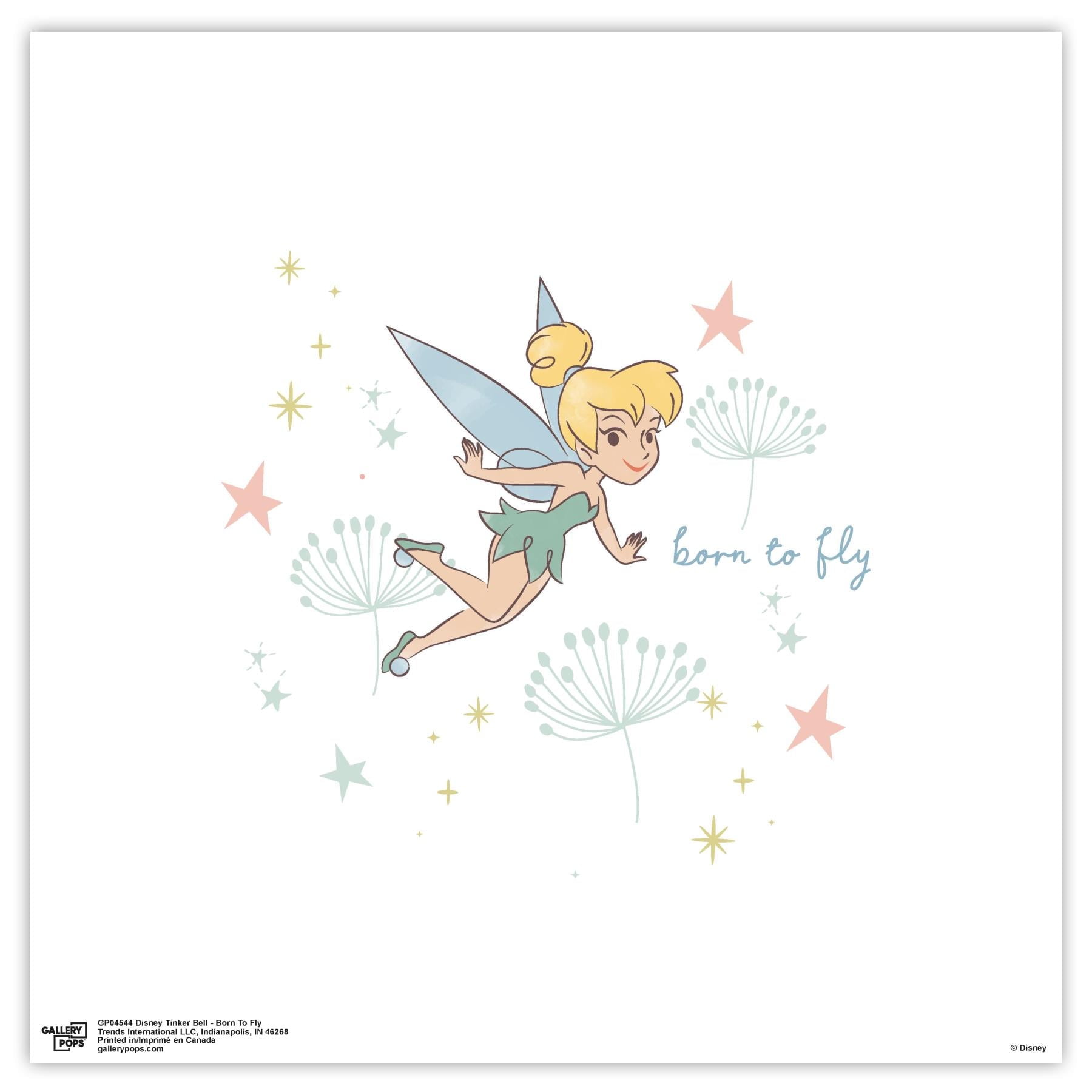 Gallery Pops Disney Tinker Bell - Born To Fly Wall Art, Unframed ...