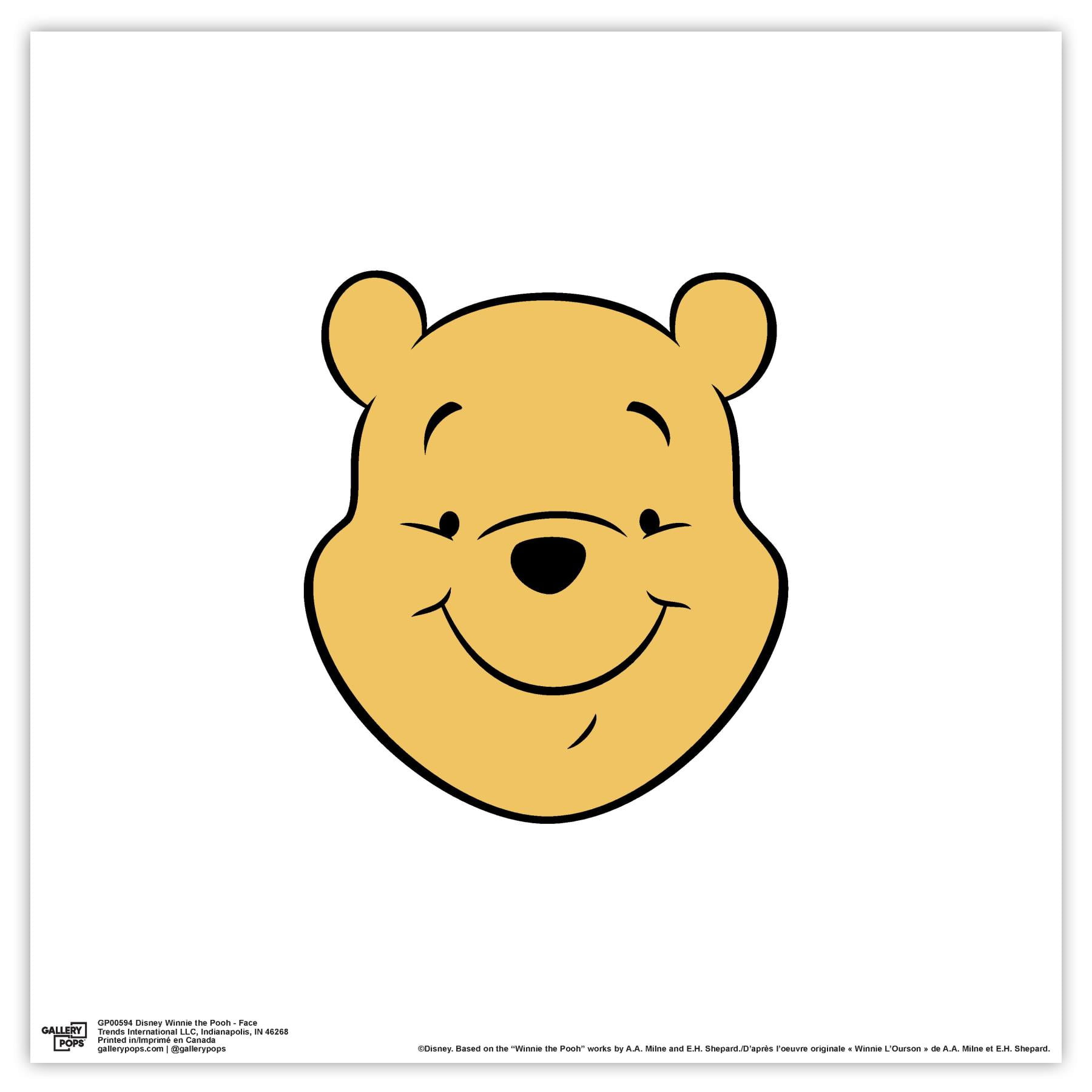 Gallery Pops Disney Winnie The Pooh - Face Wall Art, Unframed Version ...