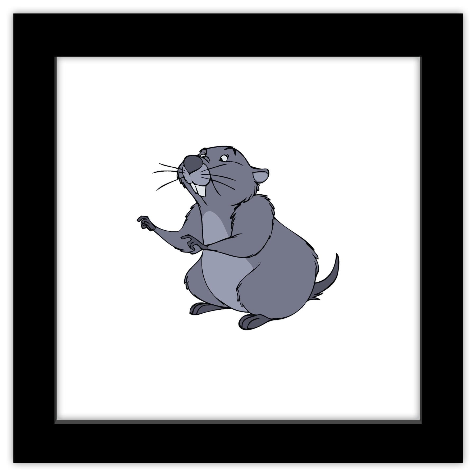 Gallery Pops Disney Winnie The Pooh - Gopher Wall Art, Black Framed ...