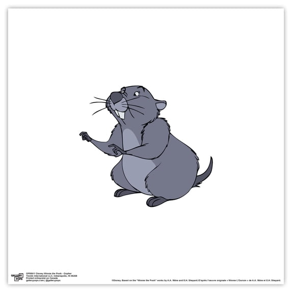 Gallery Pops Disney Winnie The Pooh - Gopher Wall Art, Unframed Version ...