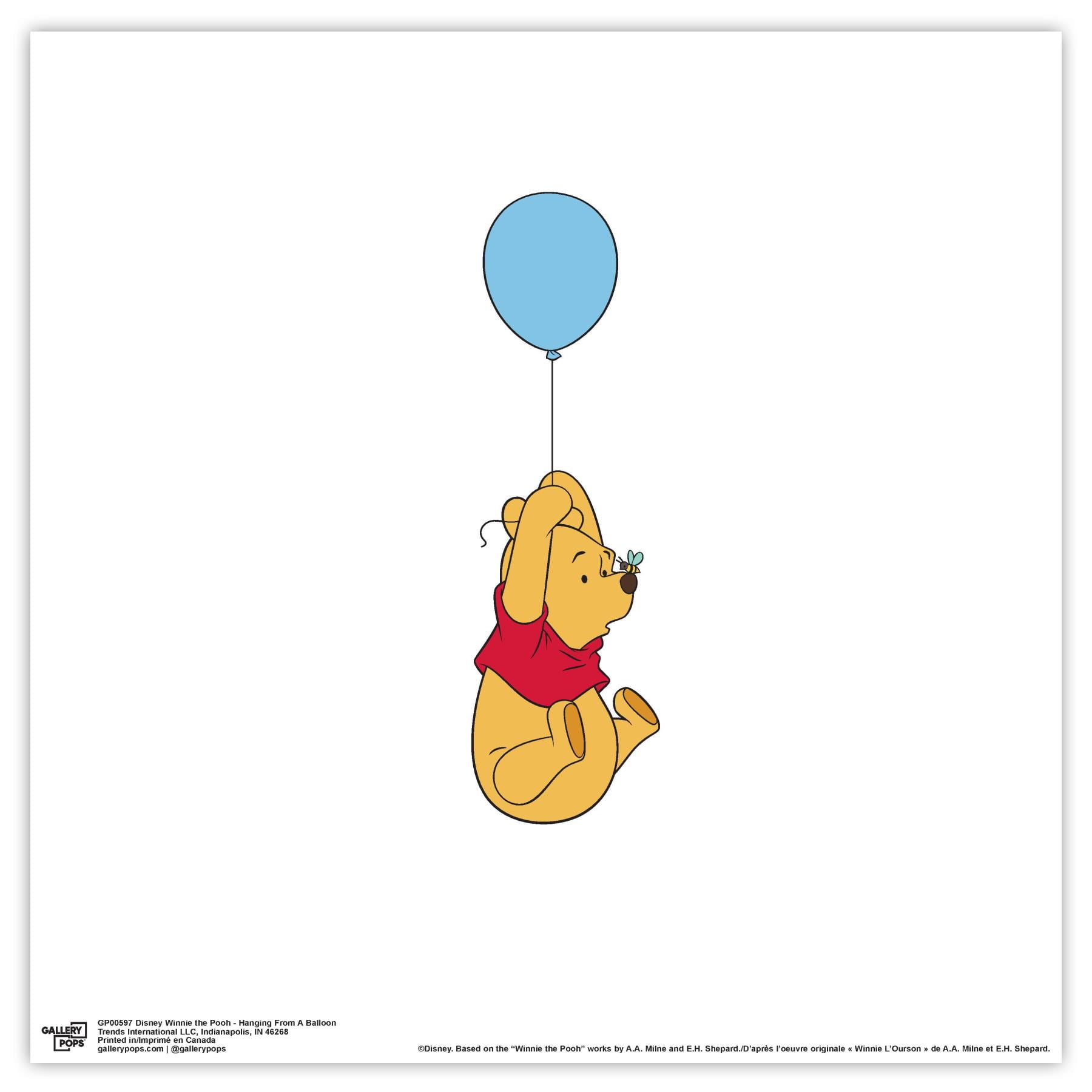 Gallery Pops Disney Winnie The Pooh - Hanging From A Balloon Wall Art ...