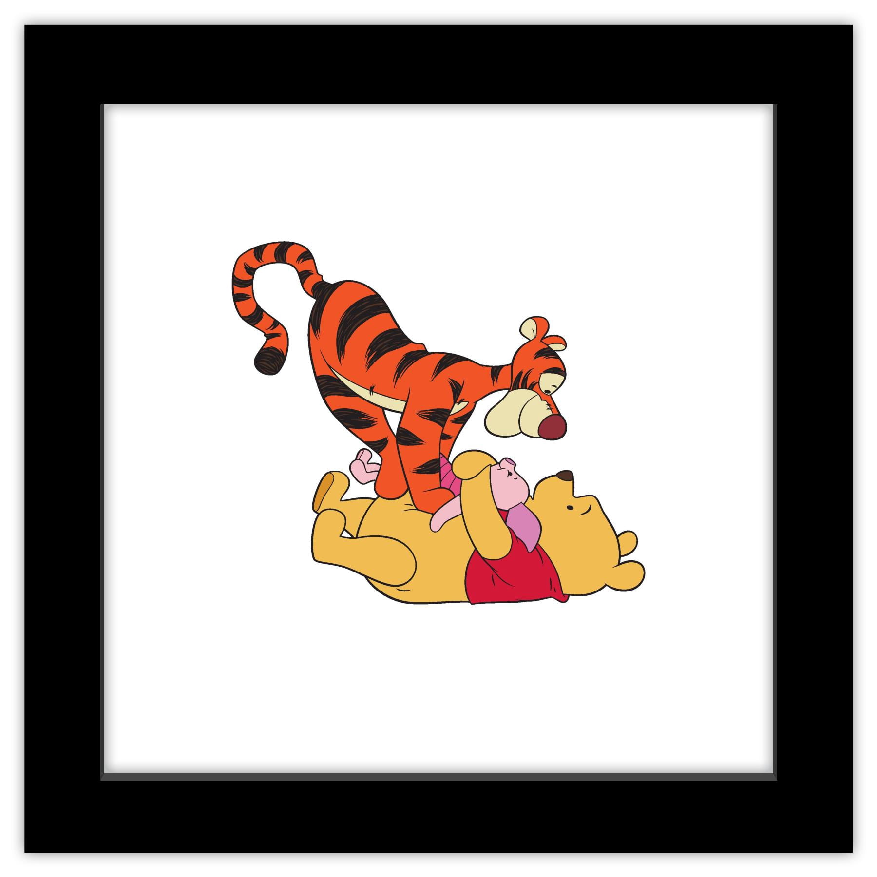 Gallery Pops Disney Winnie The Pooh - Tigger Tackle Wall Art, Black ...