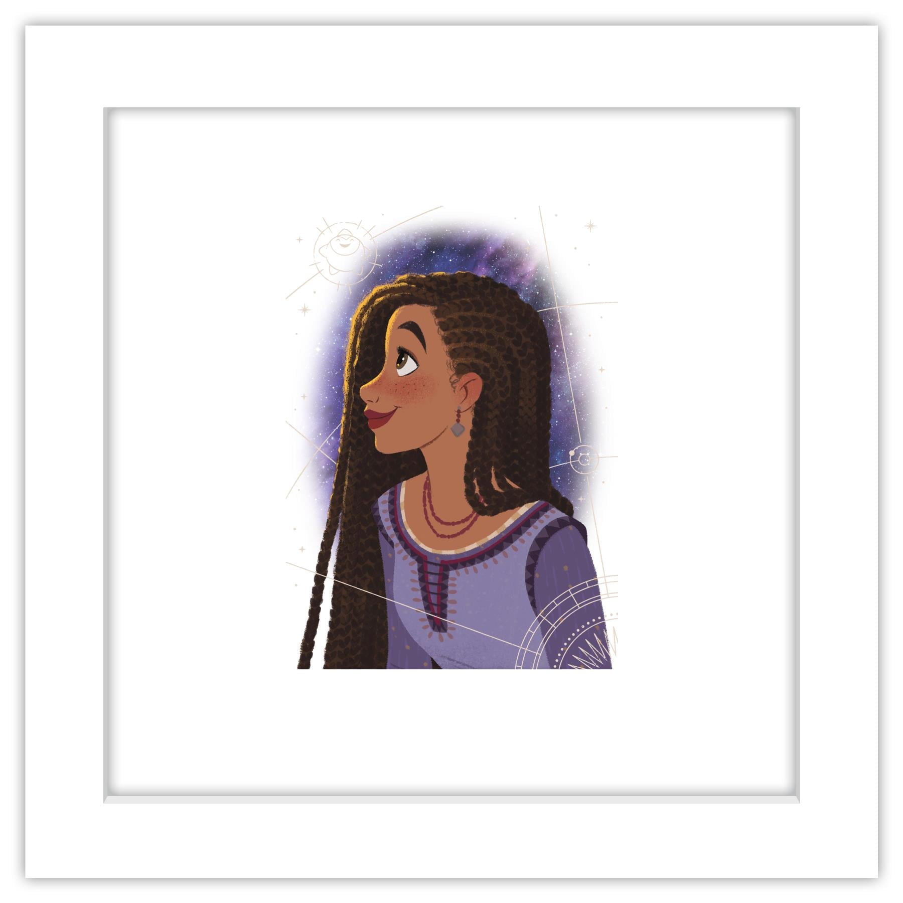 Gallery Pops Disney Wish - Asha Celestial Objects Portrait Wall Art ...