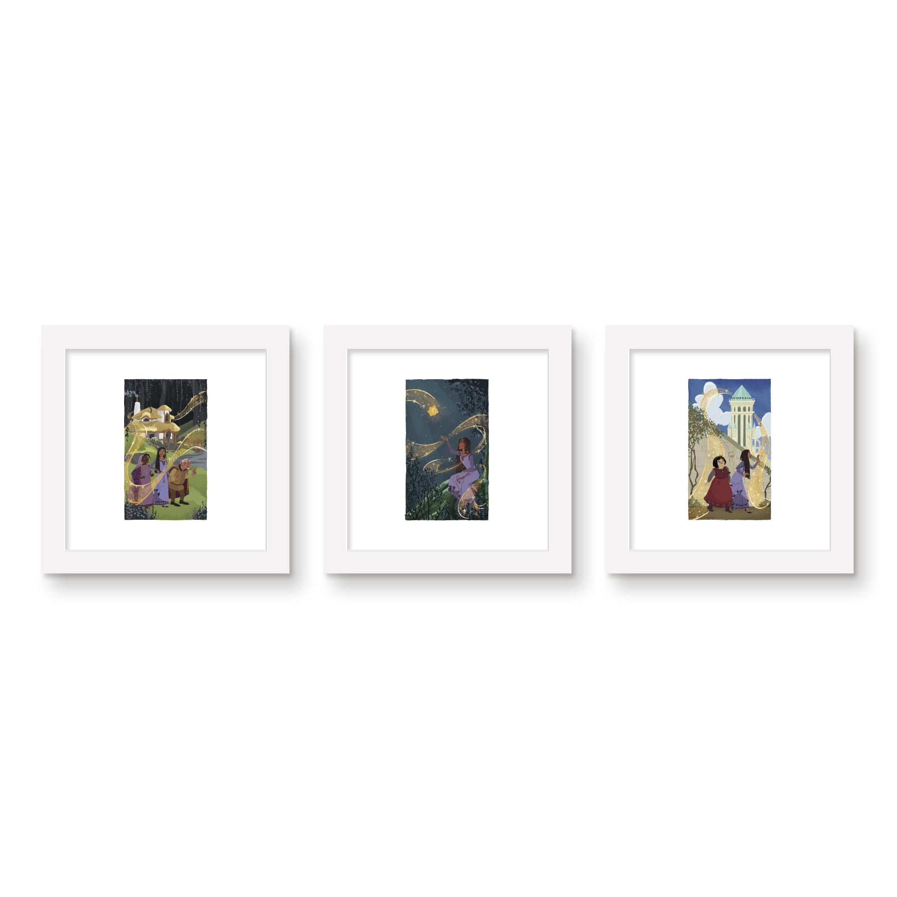 Gallery Pops Disney Wish - Shine On Panel Art Wall Art Bundle (3-Pack ...