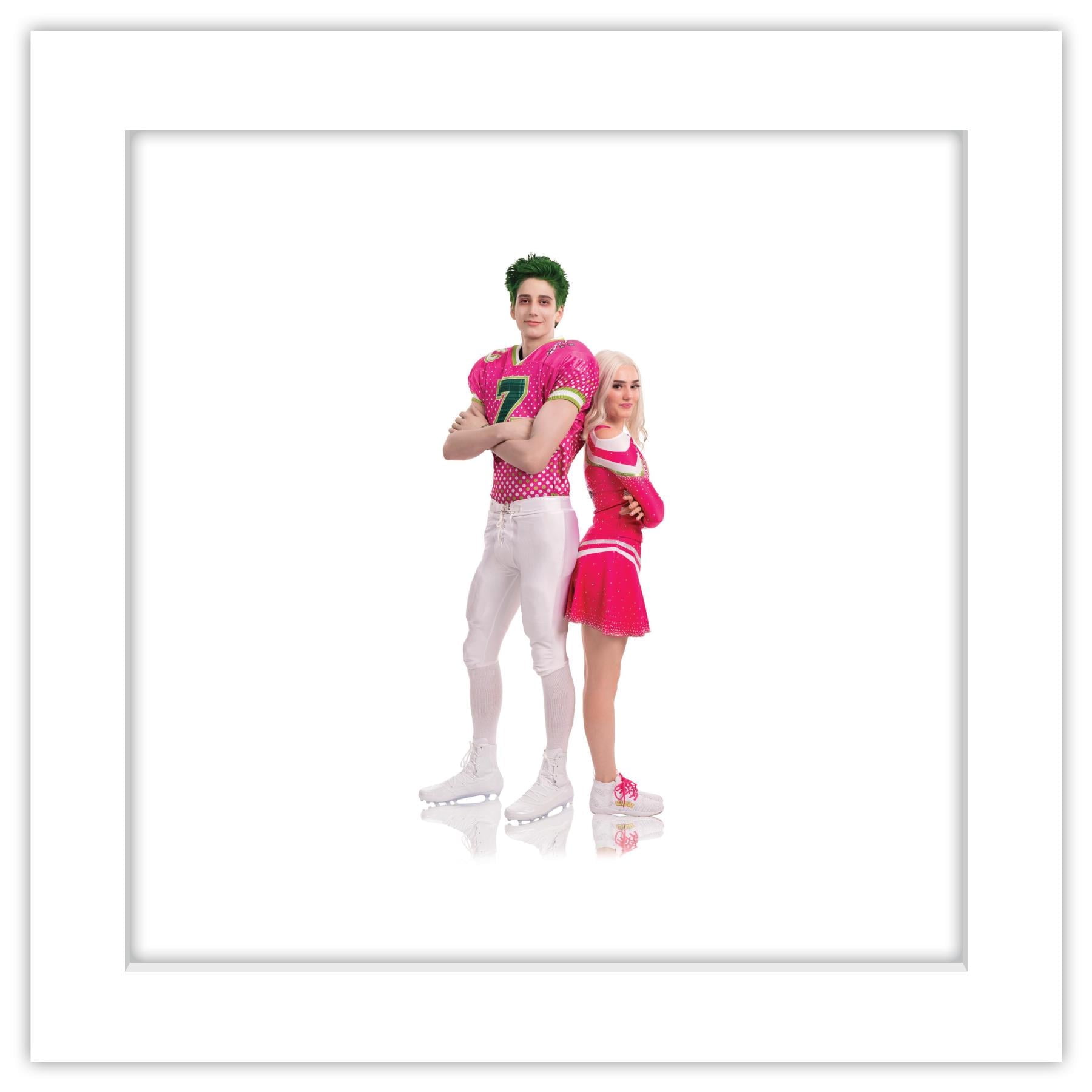 Gallery Pops Disney Zombies 3 - Addison and Zed Wall Art, White Framed ...