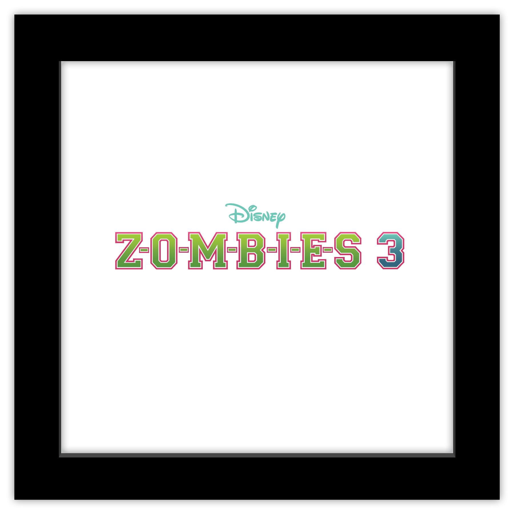 Gallery Pops Disney Zombies 3 - Logo Wall Art, Black Framed Version, 12 ...