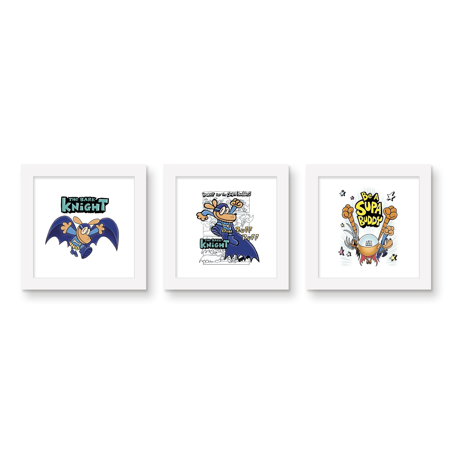 Gallery Pops Dog Man - Bark Knight Wall Art Bundle (3-Pack) - Walmart.com