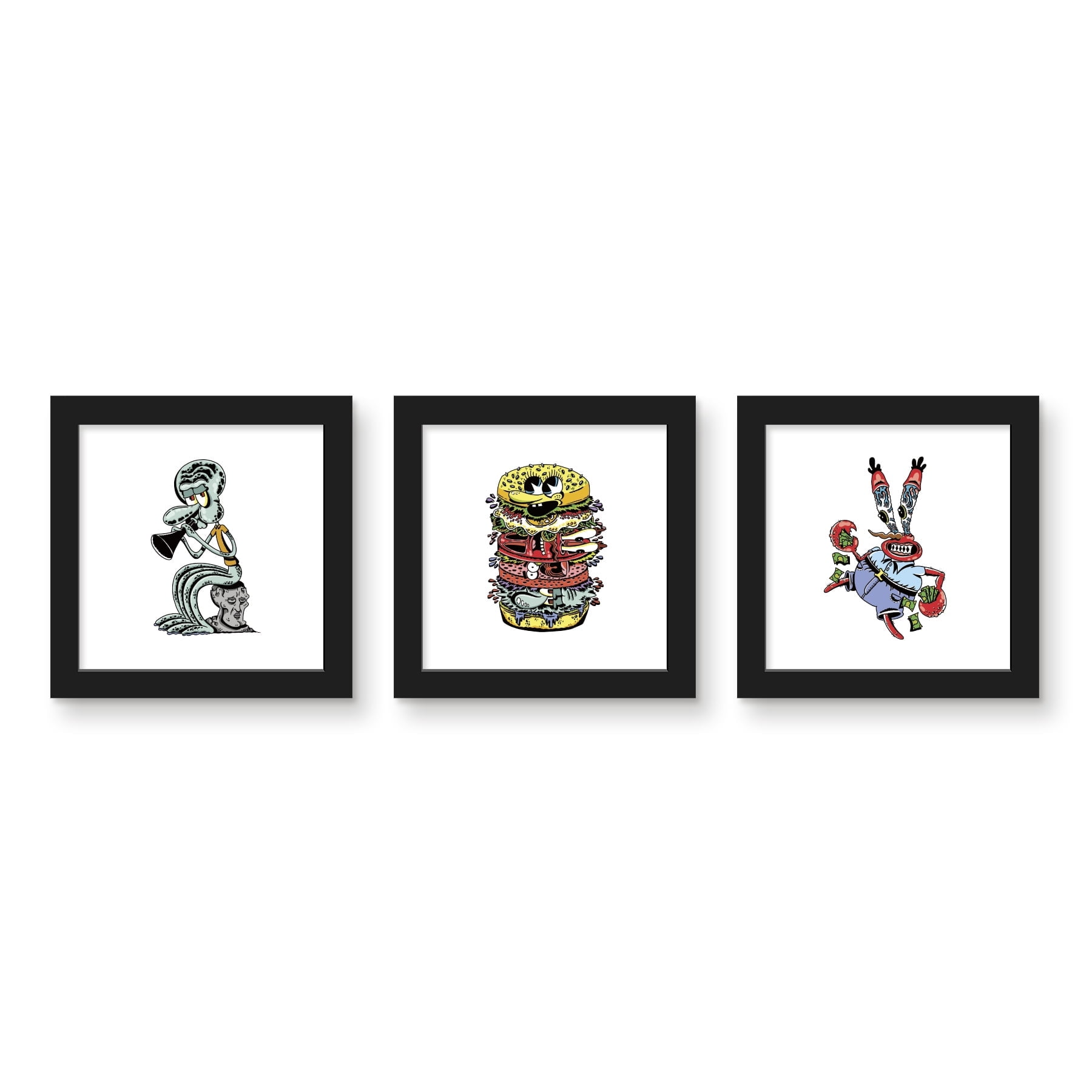 Gallery Pops Dog Man - Lightning Dude Character Feature Wall Art, Black ...