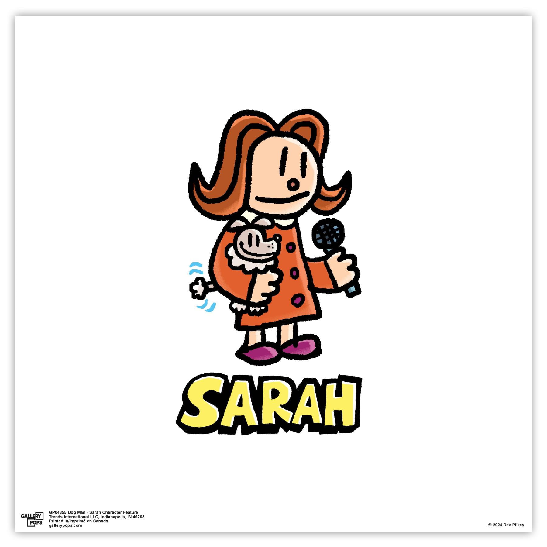 Gallery Pops Dog Man - Sarah Character Feature Wall Art, Unframed ...