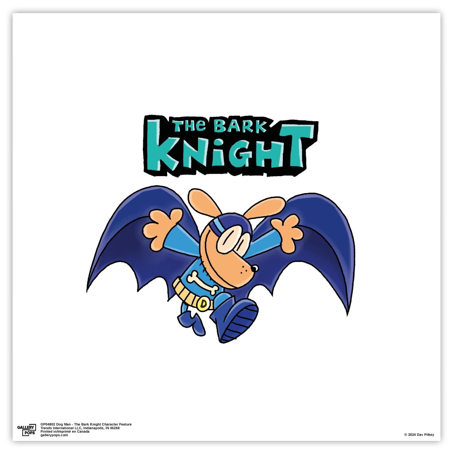 Gallery Pops Dog Man - The Bark Knight Character Feature Wall Art ...