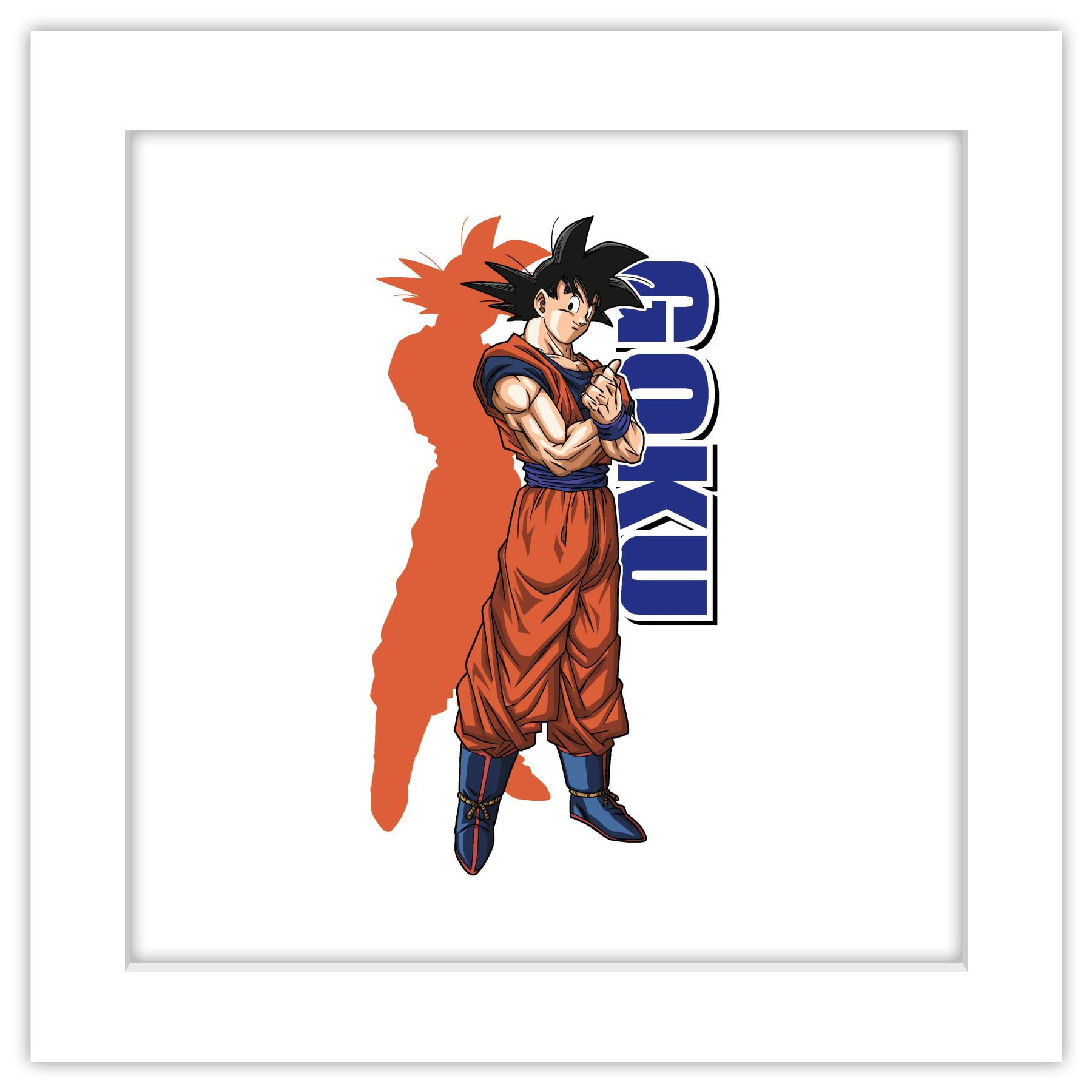 Gallery Pops Dragon Ball: Super - Goku Icon Wall Art, White Framed ...