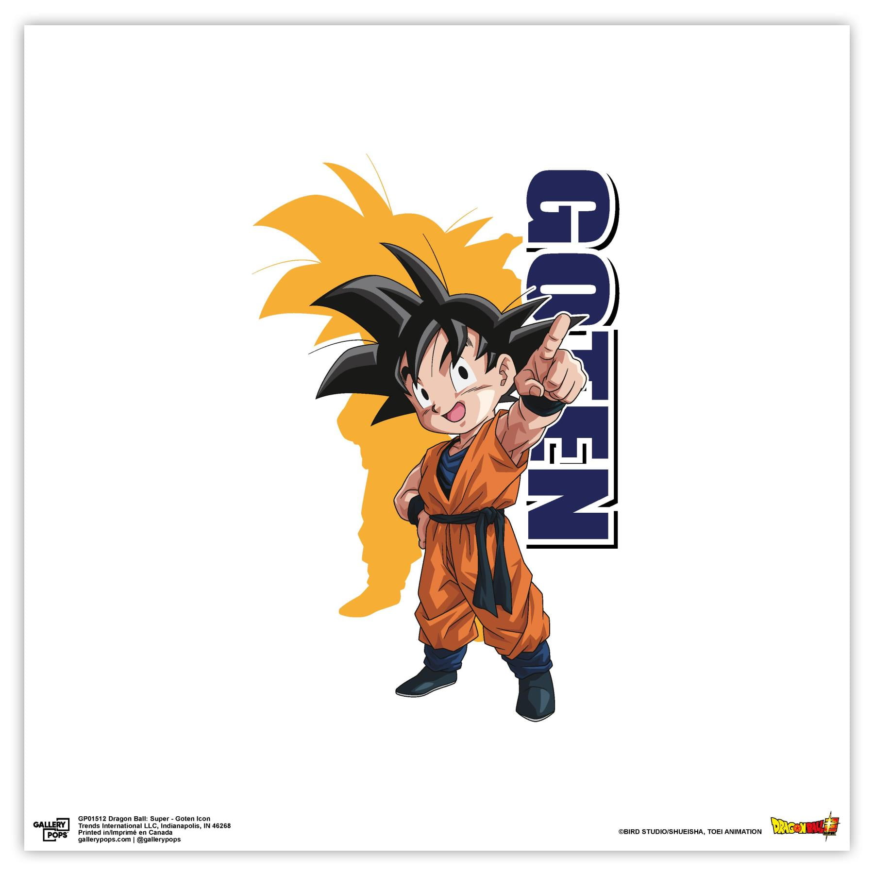 Gallery Pops Dragon Ball: Super - Goten Icon Wall Art, Unframed Version ...