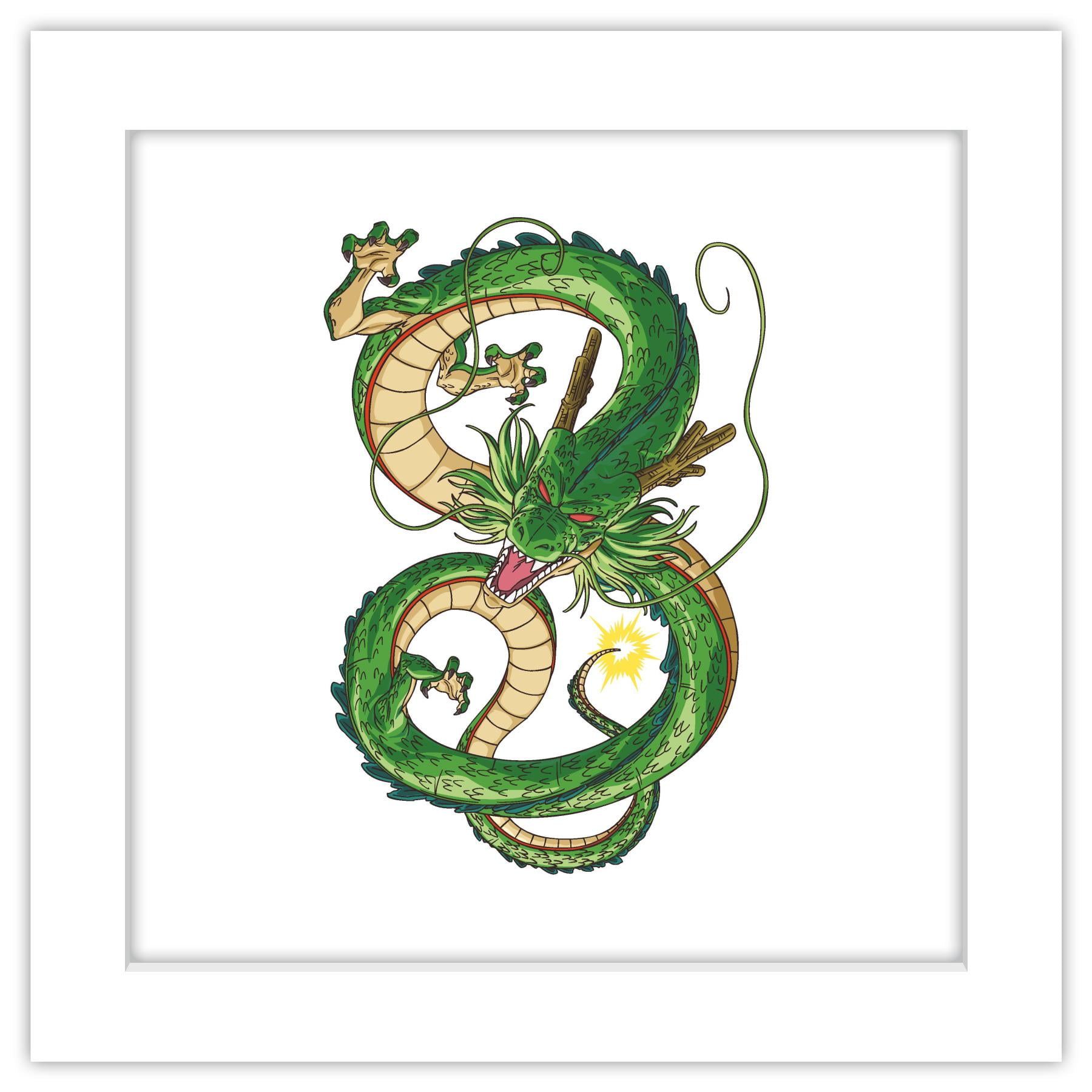 Gallery Pops Dragon Ball: Super - Shenron Wall Art, White Framed ...