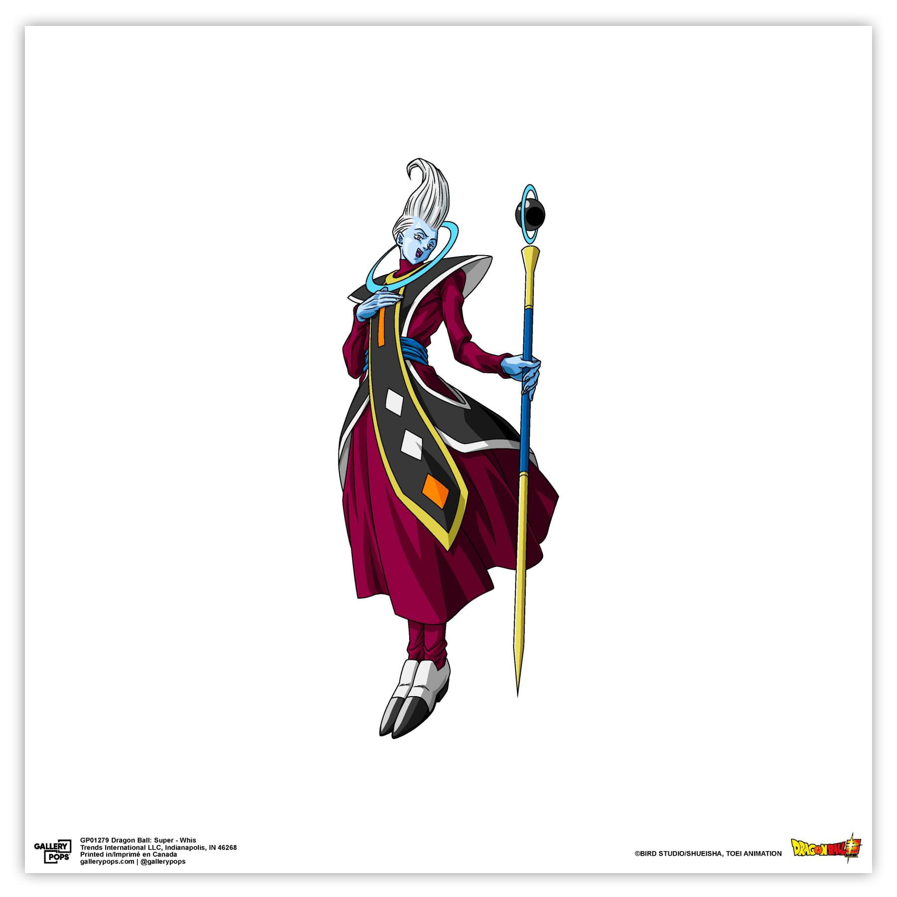 Gallery Pops Dragon Ball: Super - Whis Wall Art, Unframed Version, 12 ...