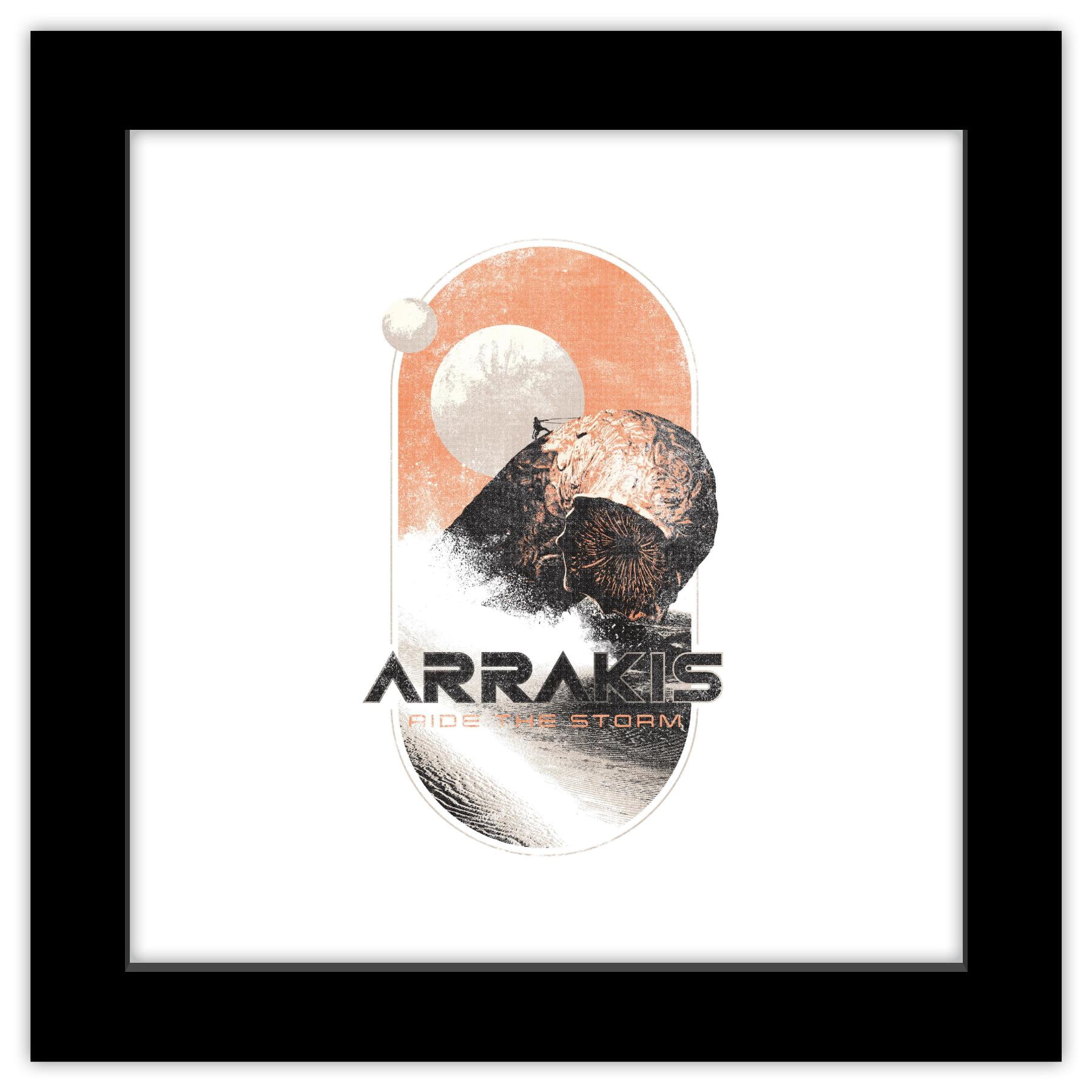 Gallery Pops Dune: Part Two - Arrakis Ride Storm Wall Art, Black Framed ...