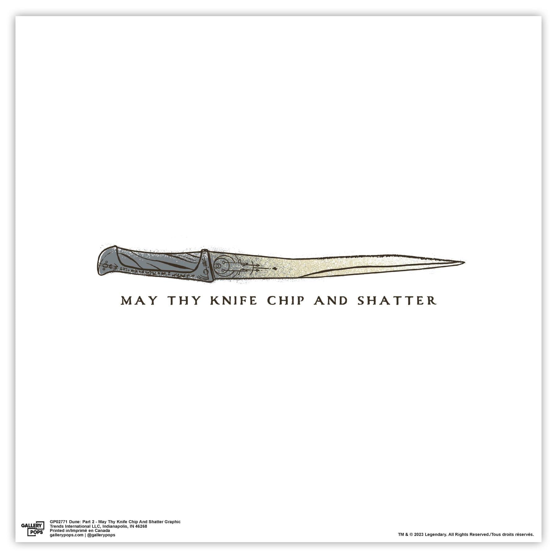 Gallery Pops Dune: Part Two - May Thy Knife Chip And Shatter Graphic ...