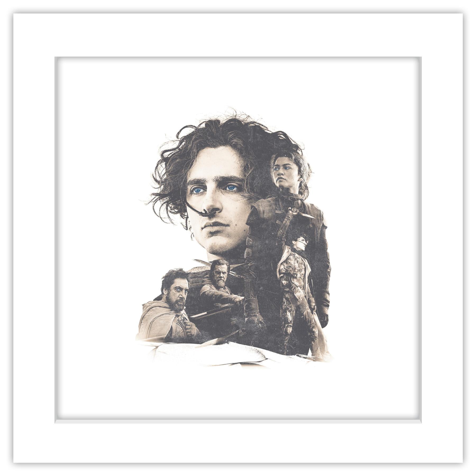 Gallery Pops Dune: Part Two - Muad'Dib Fremen Graphic Wall Art, White ...
