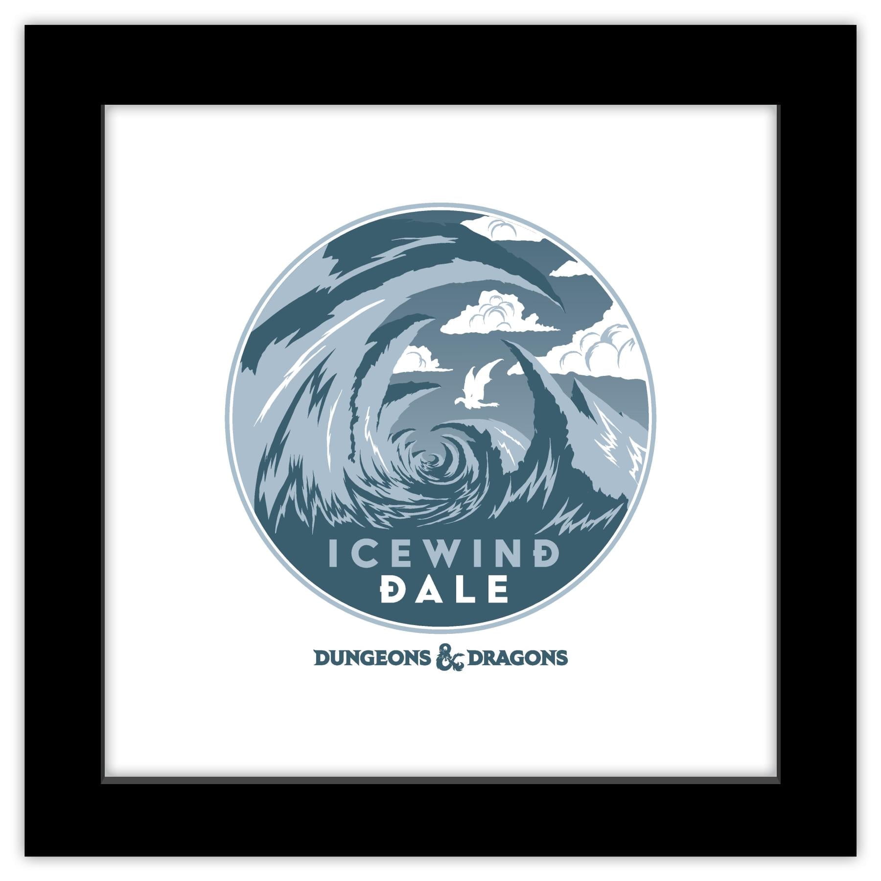 Gallery Pops Dungeons & Dragons - Travel Icewind Dale Wall Art, Black ...