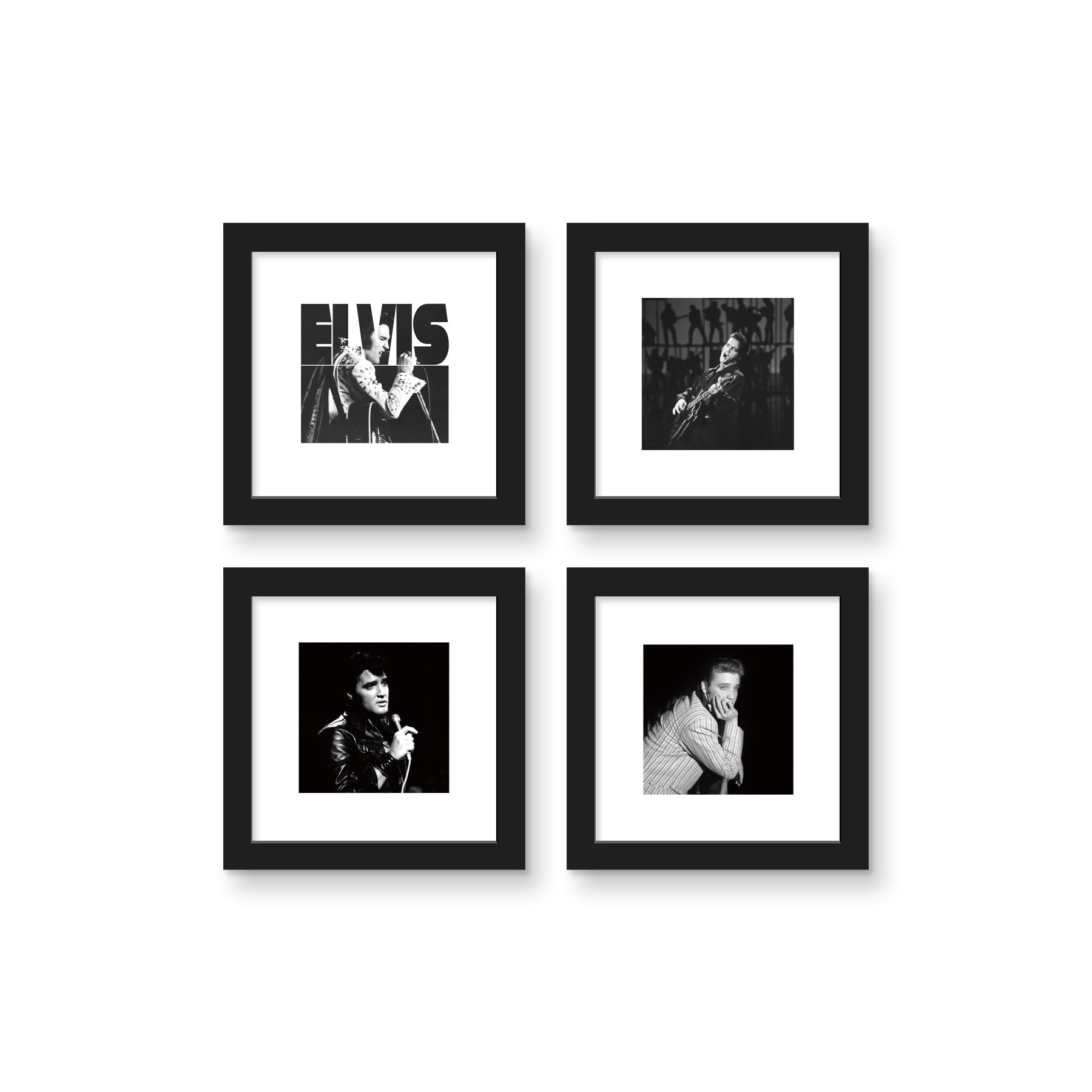 Gallery Pops Elvis Presley - Rock 'n' Roll Icon Wall Art Bundle (4-Pack ...