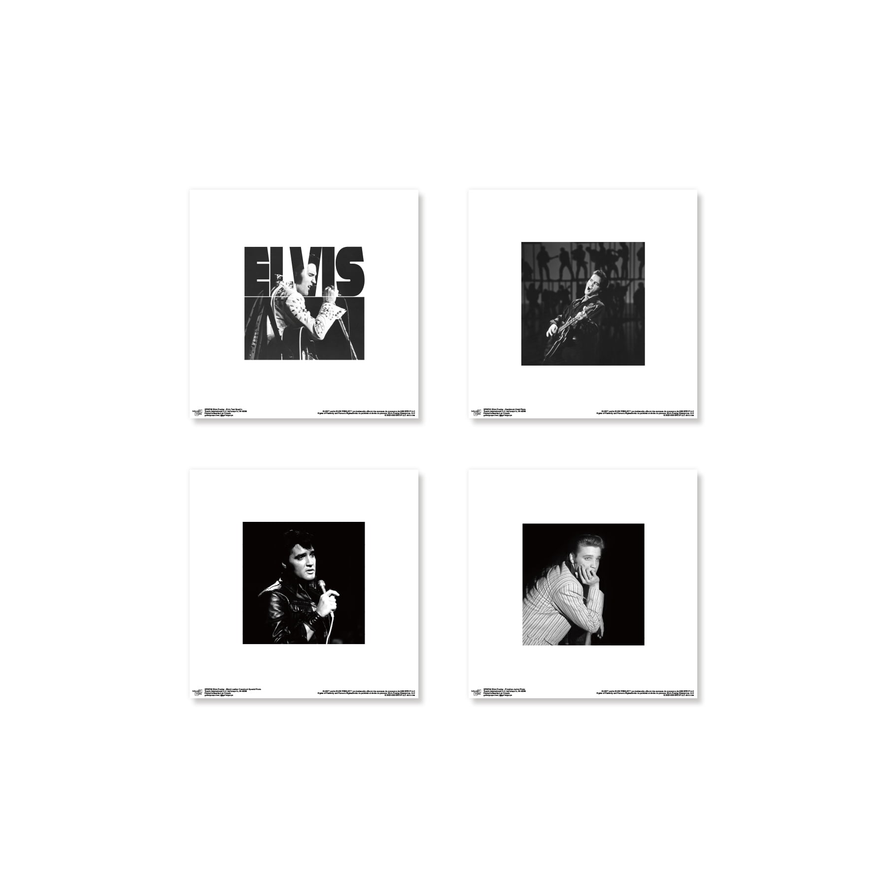 Gallery Pops Elvis Presley - Rock 'n' Roll Icon Wall Art Bundle (4-Pack ...