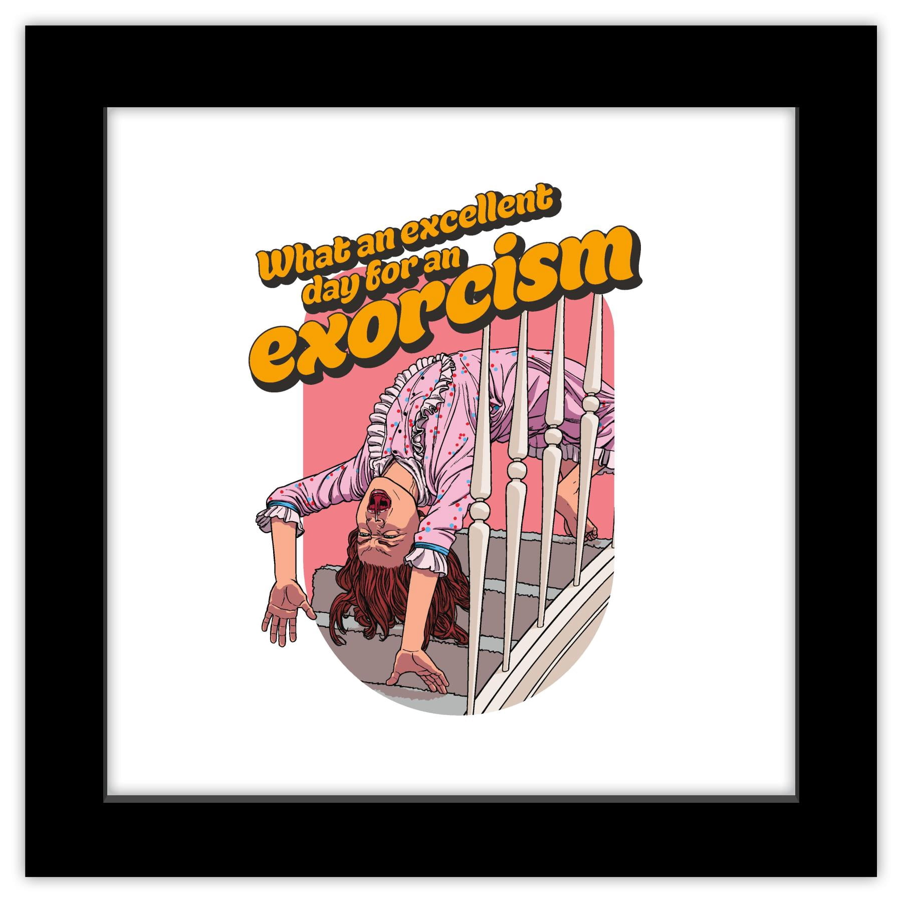 Gallery Pops Exorcist - Excellent Day For An Exorcism Wall Art, Black ...