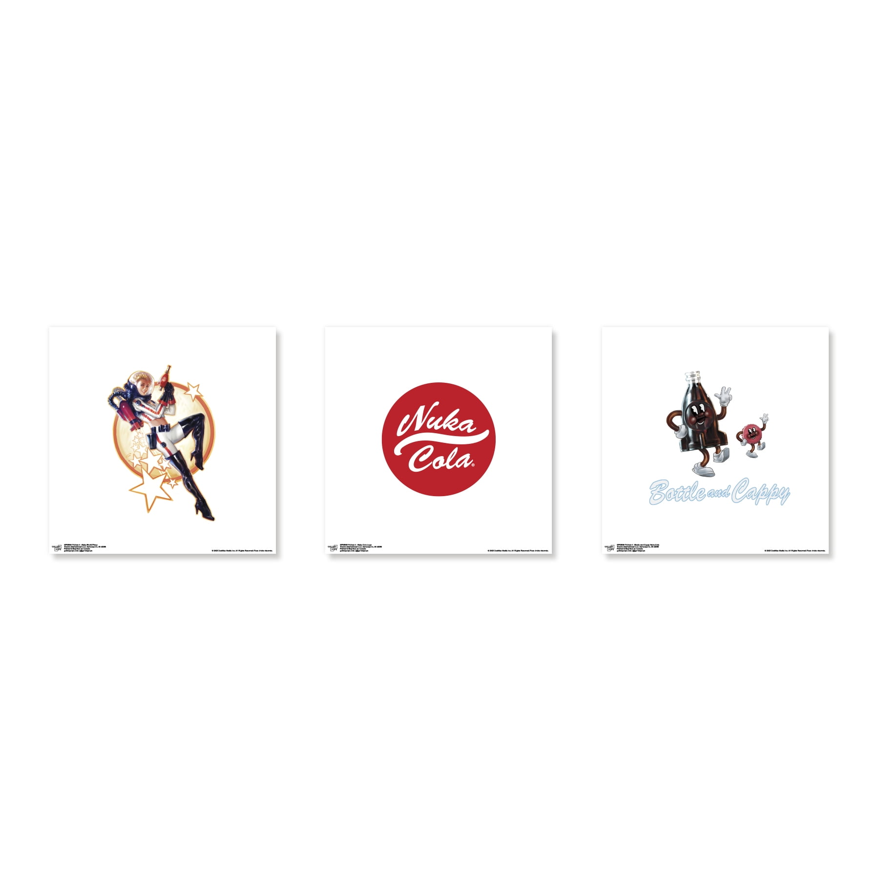 Gallery Pops Fallout 4 - Nuka Cola Wall Art Bundle (3-Pack) - Walmart.com