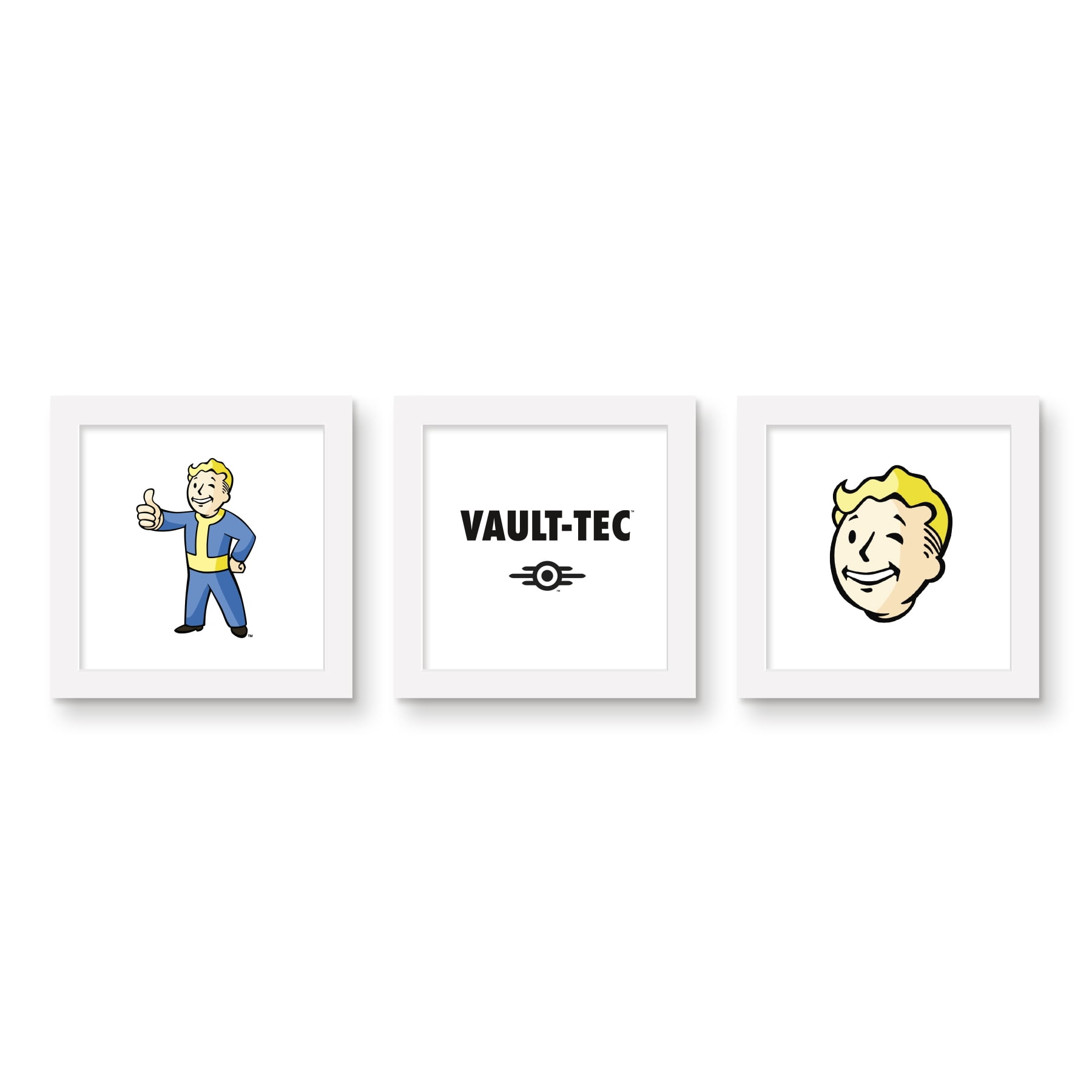 Gallery Pops Fallout 4 - Vault Boy Wall Art Bundle (3-Pack) - Walmart.com