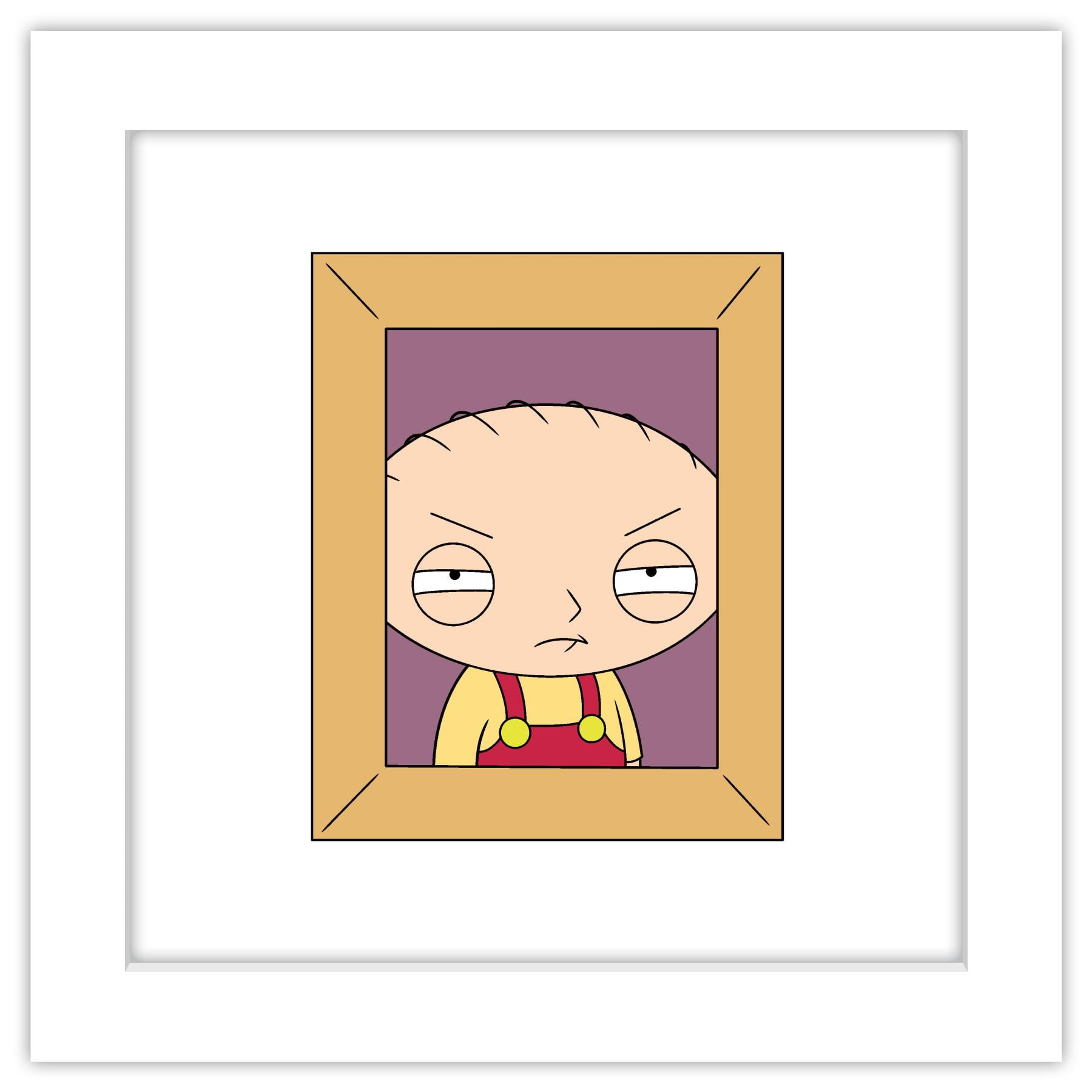 Gallery Pops Family Guy - Family Photos Stewie Wall Art, White Framed ...
