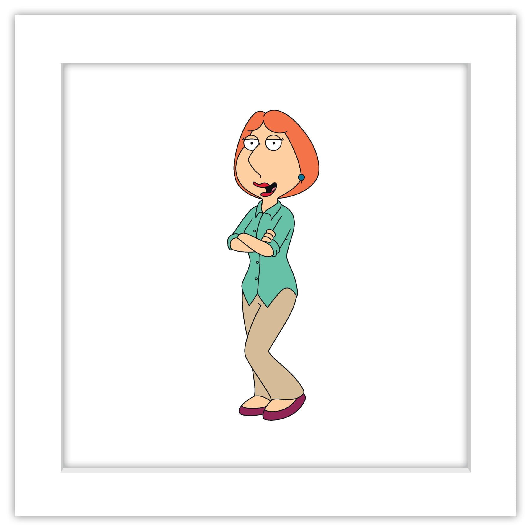 Gallery Pops Family Guy - Lois Griffin Wall Art, White Framed Version ...