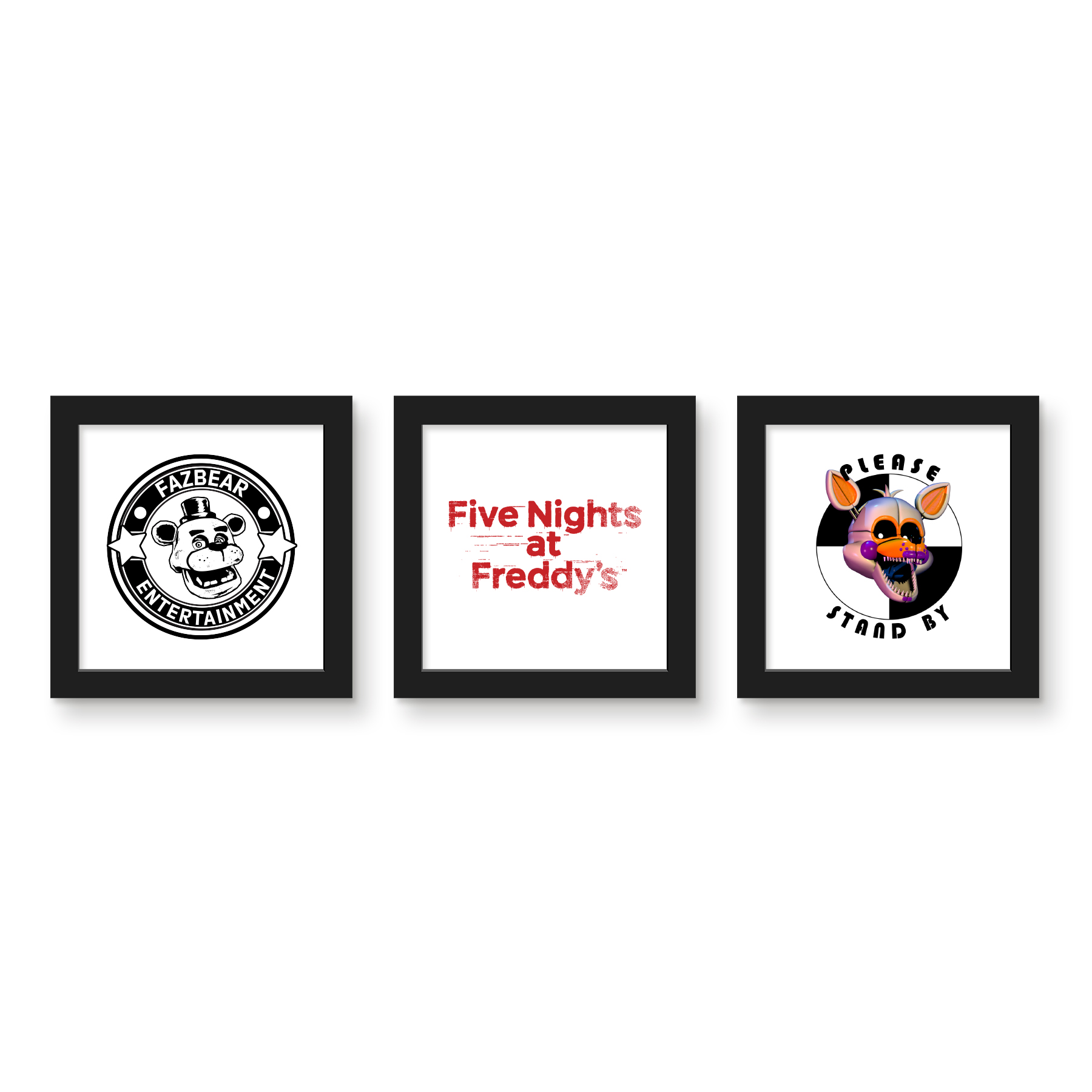Gallery Pops Five Nights At Freddy's - Signs Wall Art Bundle (3-Pack ...
