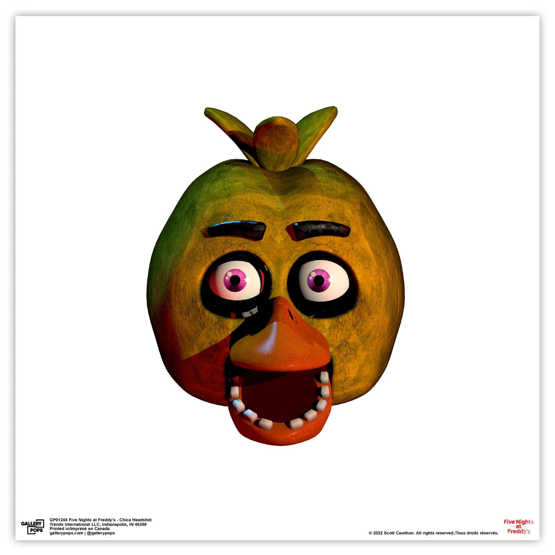 Gallery Pops Five Nights at Freddy's - Chica Headshot Wall Art ...