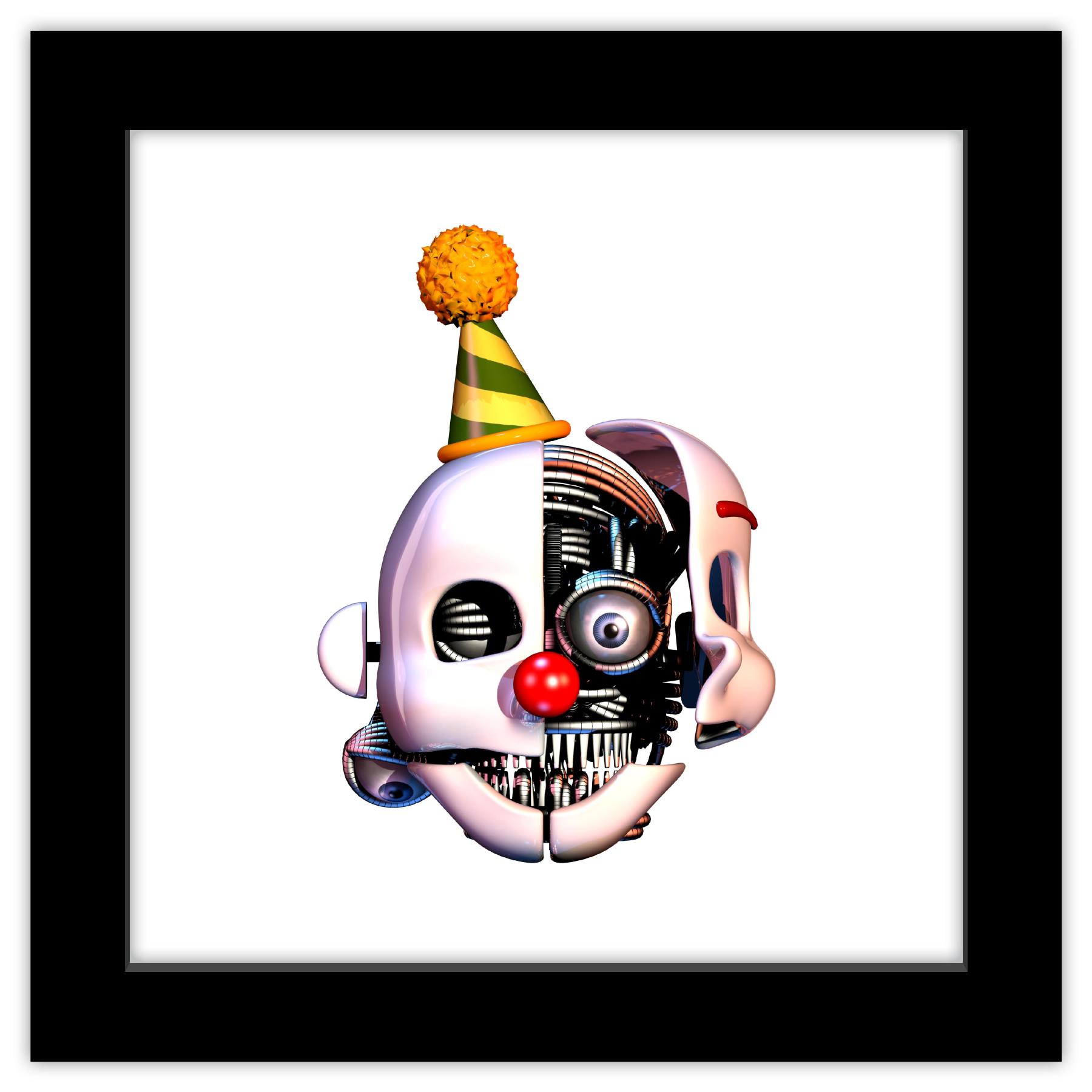 Gallery Pops Five Nights at Freddy's - Ennard Headshot Wall Art, Black ...