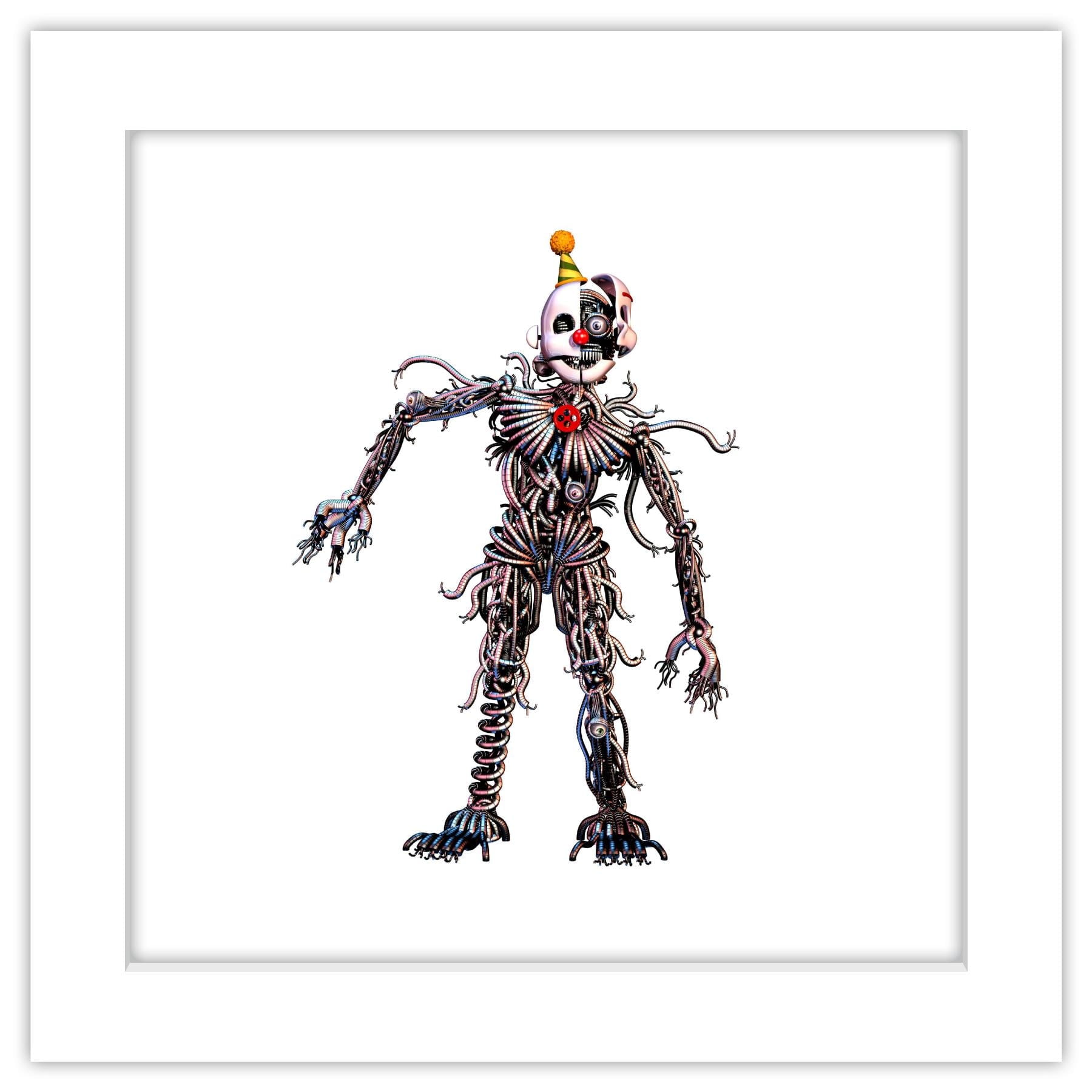 Gallery Pops Five Nights at Freddy's - Ennard Wall Art, White Framed ...