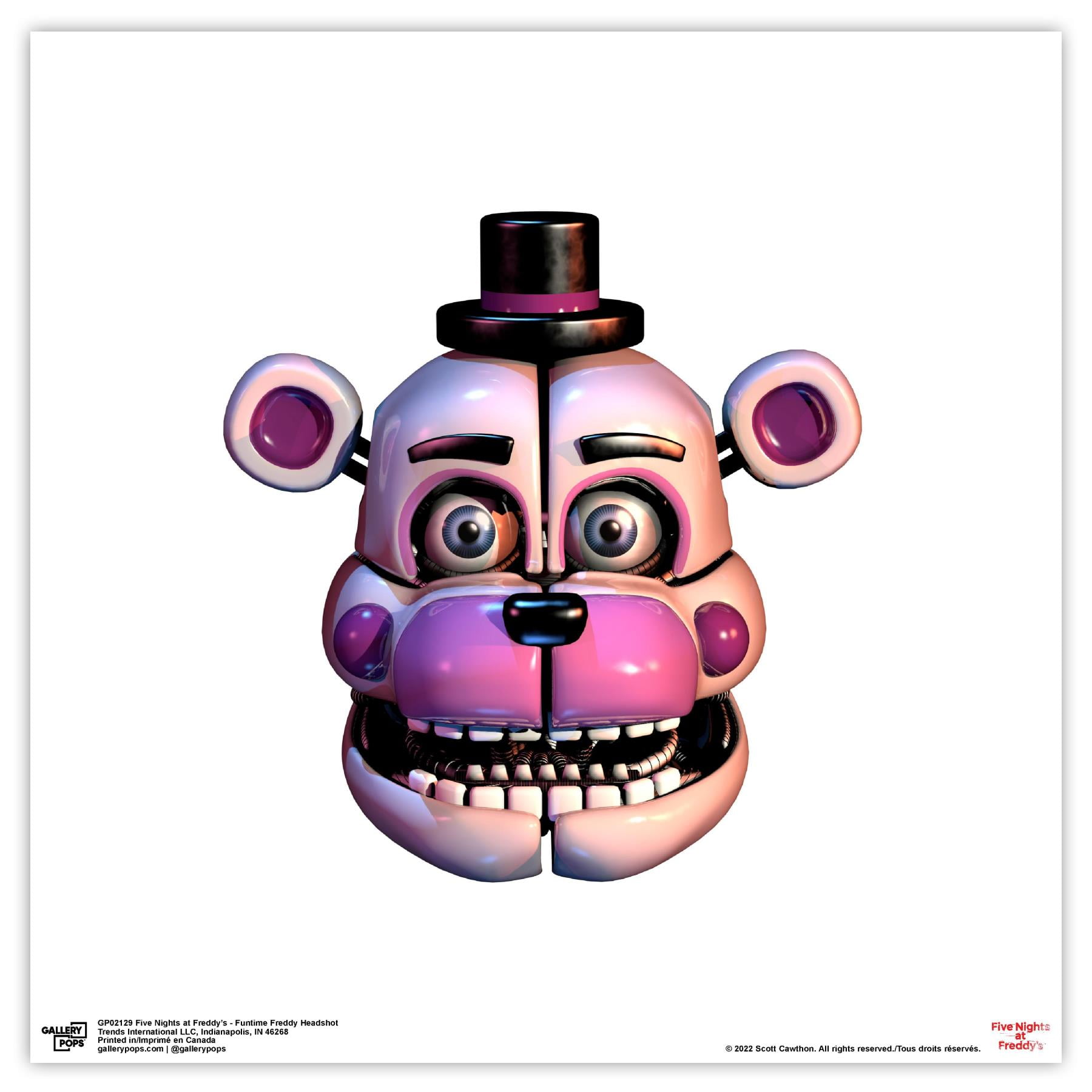 Gallery Pops Five Nights at Freddy's - Funtime Freddy Headshot Wall Art ...
