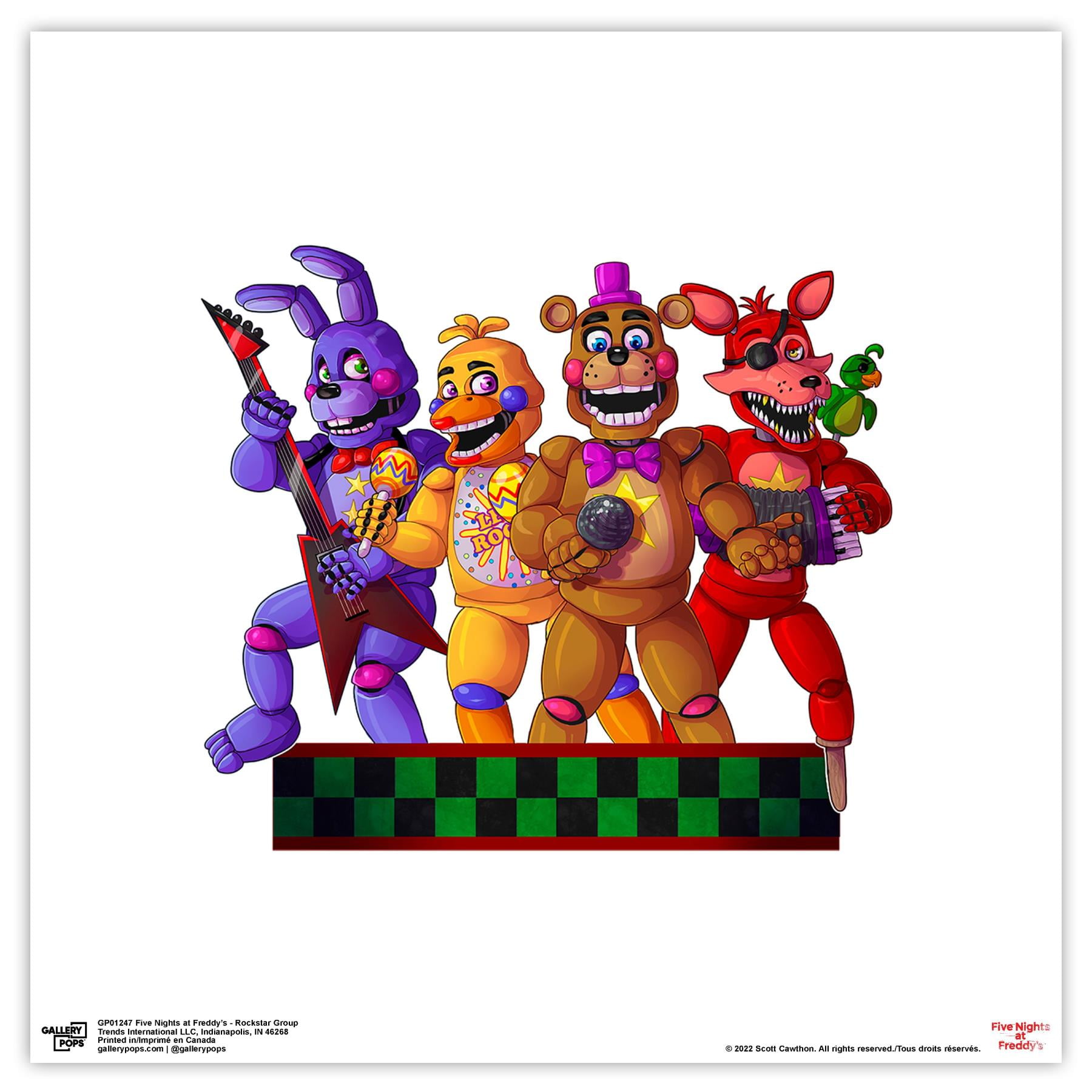 Gallery Pops Five Nights at Freddy's - Rockstar Group Wall Art ...
