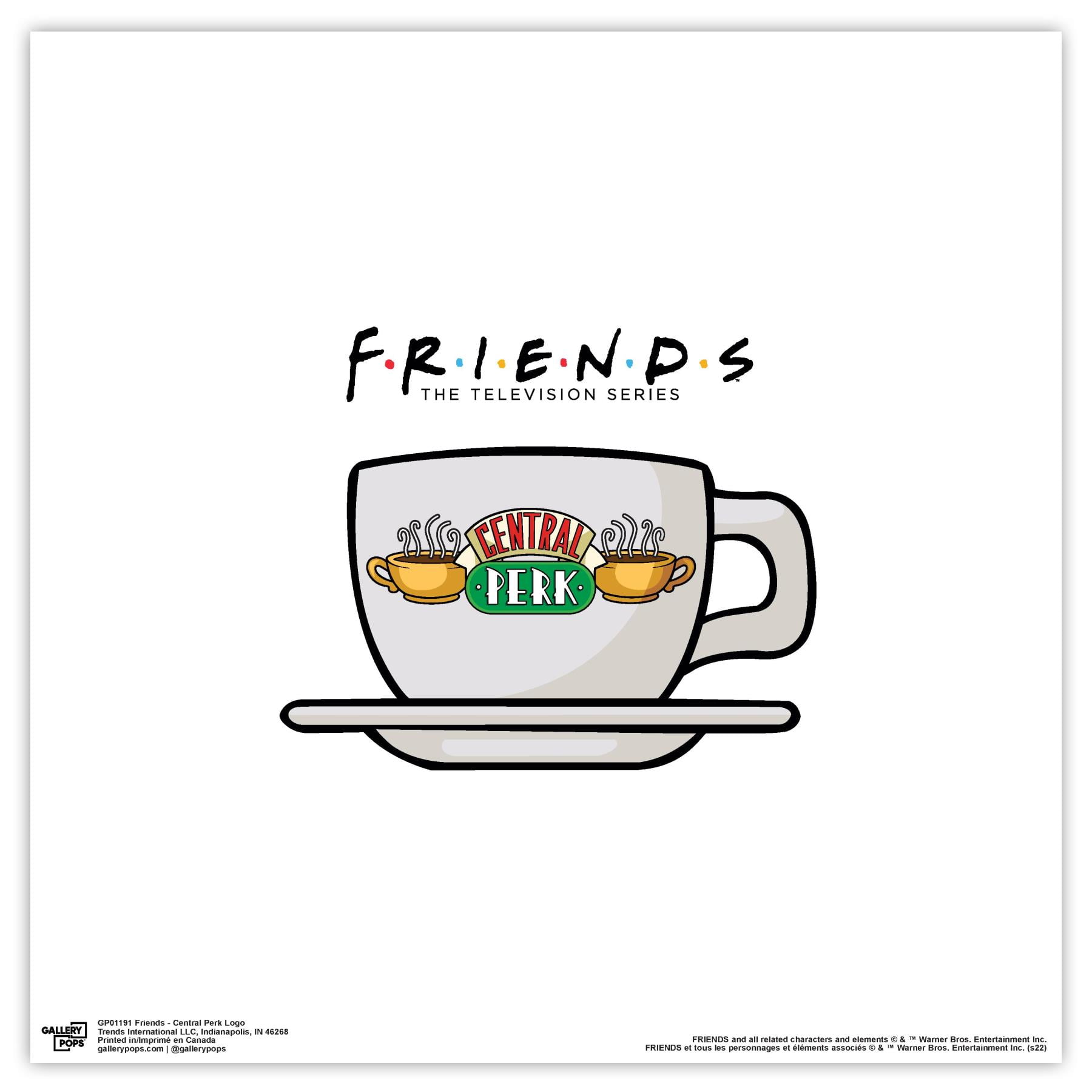Gallery Pops Friends - Central Perk Logo Wall Art, Unframed Version, 12 ...