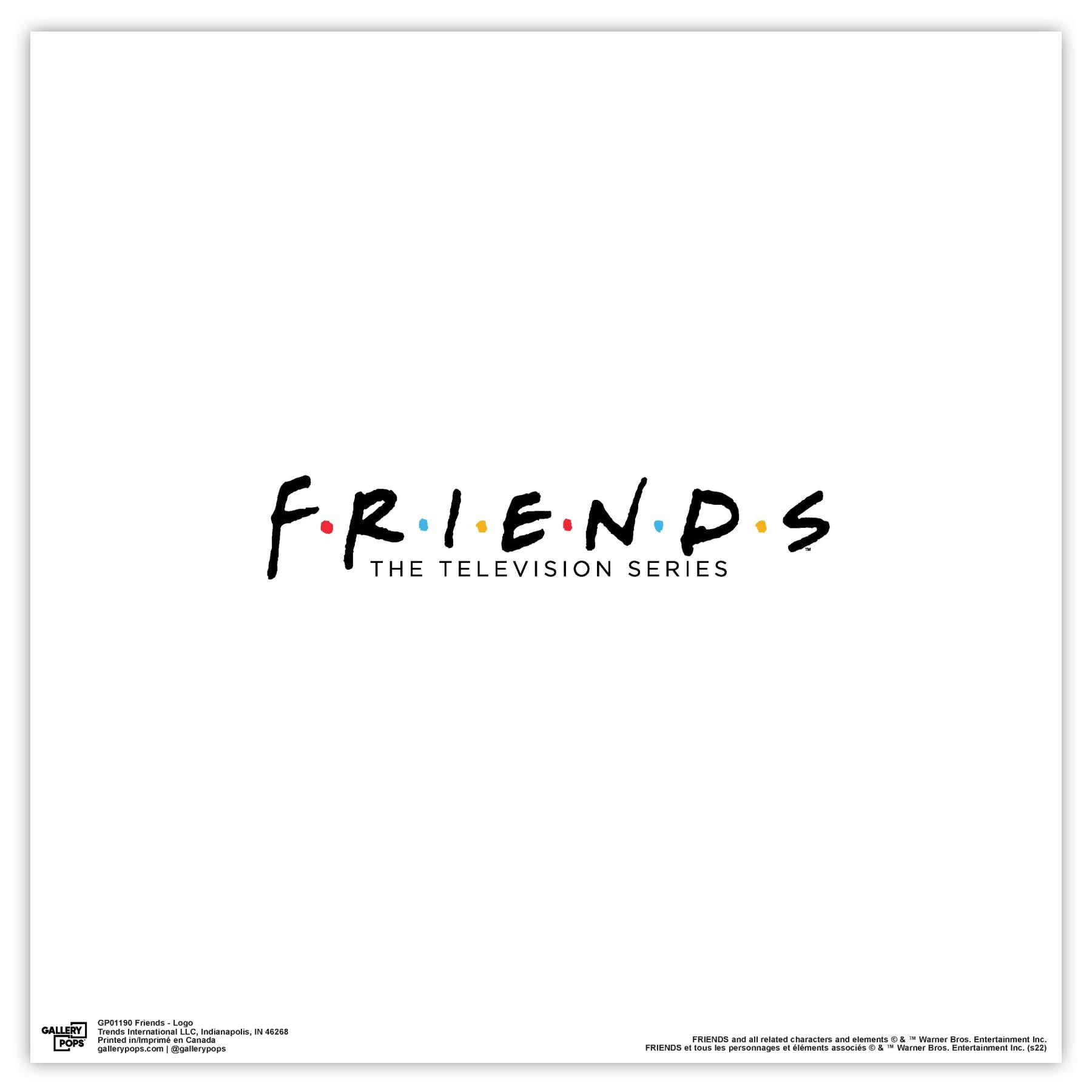 Gallery Pops Friends - Logo Wall Art, Unframed Version, 12" x 12 ...