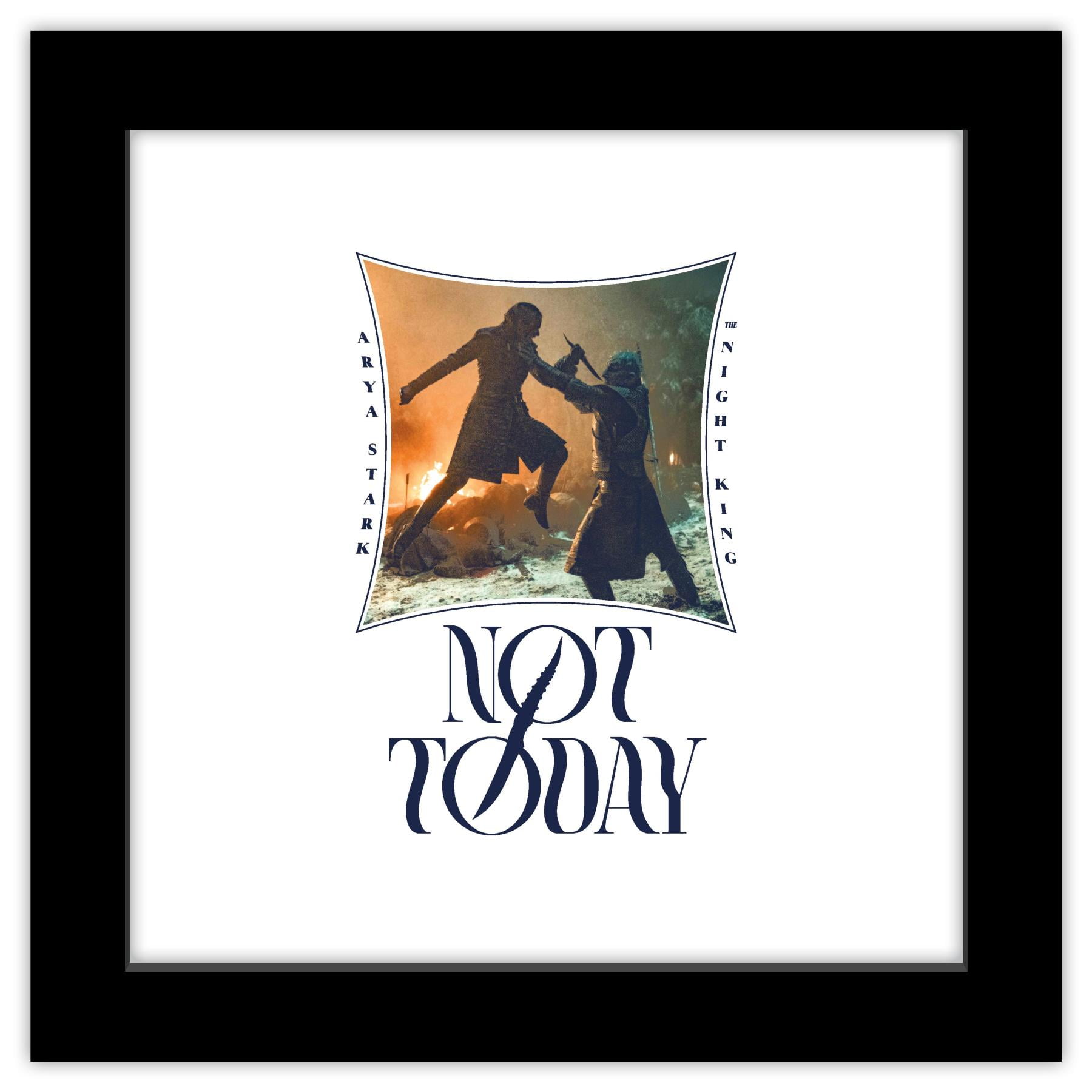 Gallery Pops Game of Thrones - Arya Stark Not Today Wall Art, Black ...