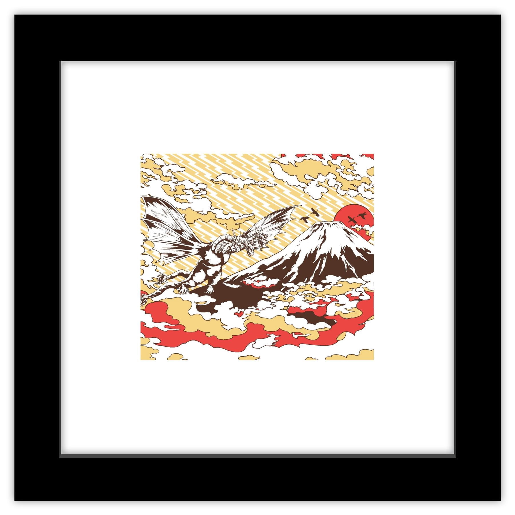 Gallery Pops Godzilla - Traditional Japanese King Ghidorah Flying Wall ...