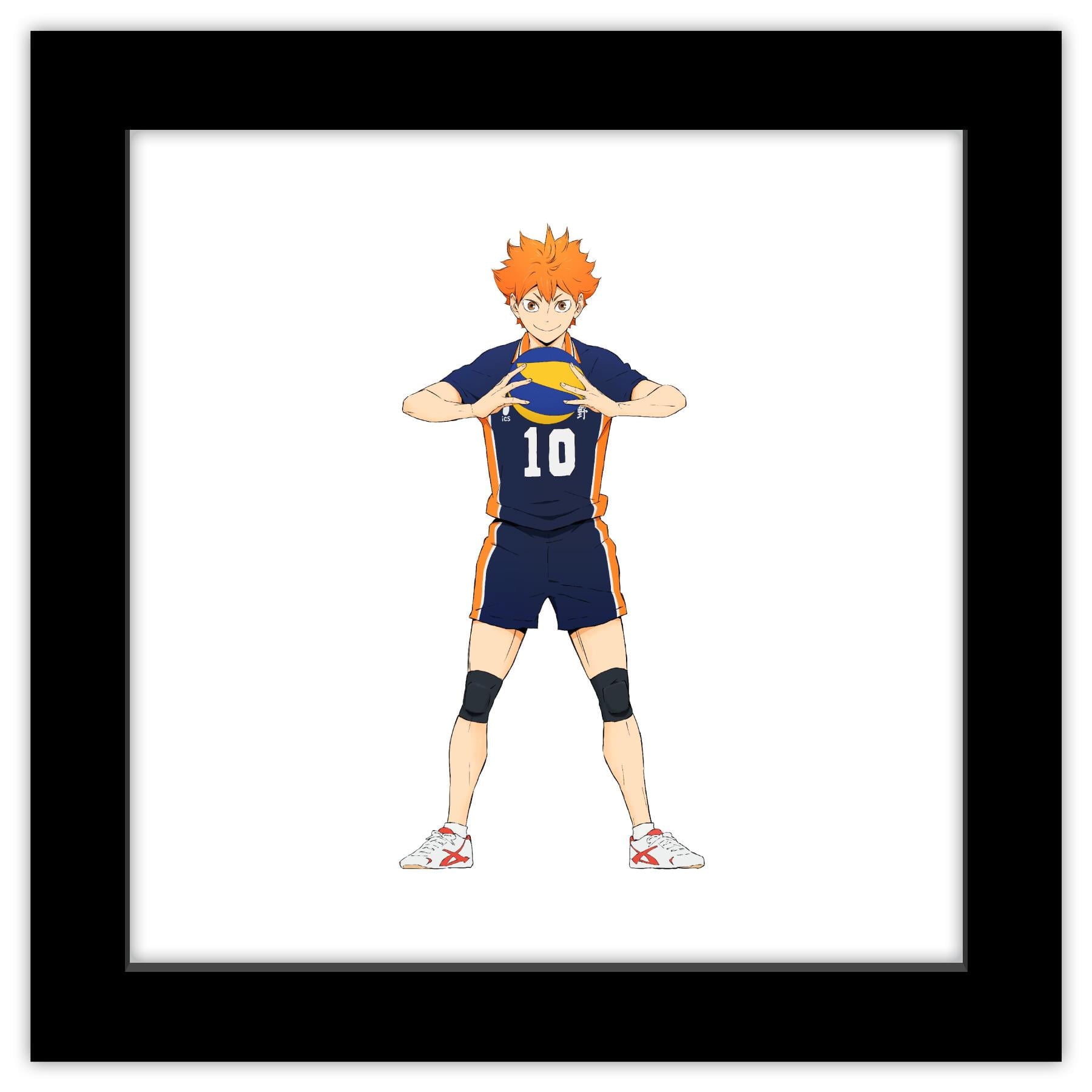 Gallery Pops Haikyu!! - Shoyo Hinata #10 Wall Art, Black Framed Version ...
