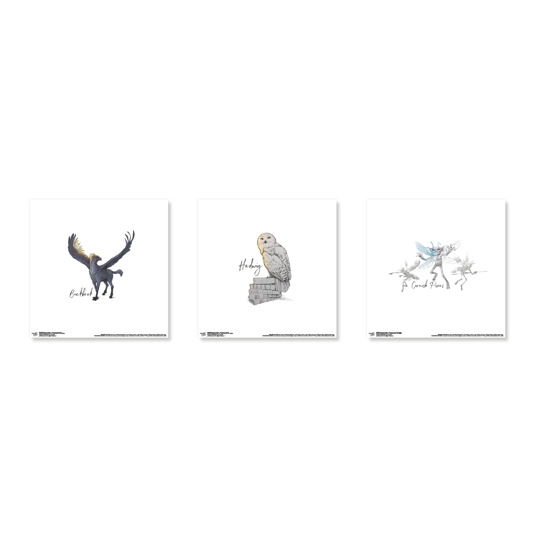 Gallery Pops Harry Potter - Glimmer Wall Art Bundle (3-Pack) - Walmart.com