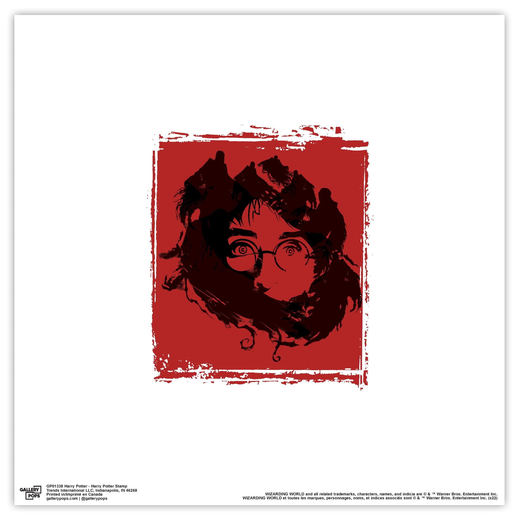 Gallery Pops Harry Potter - Harry Potter Stamp Wall Art, Unframed ...