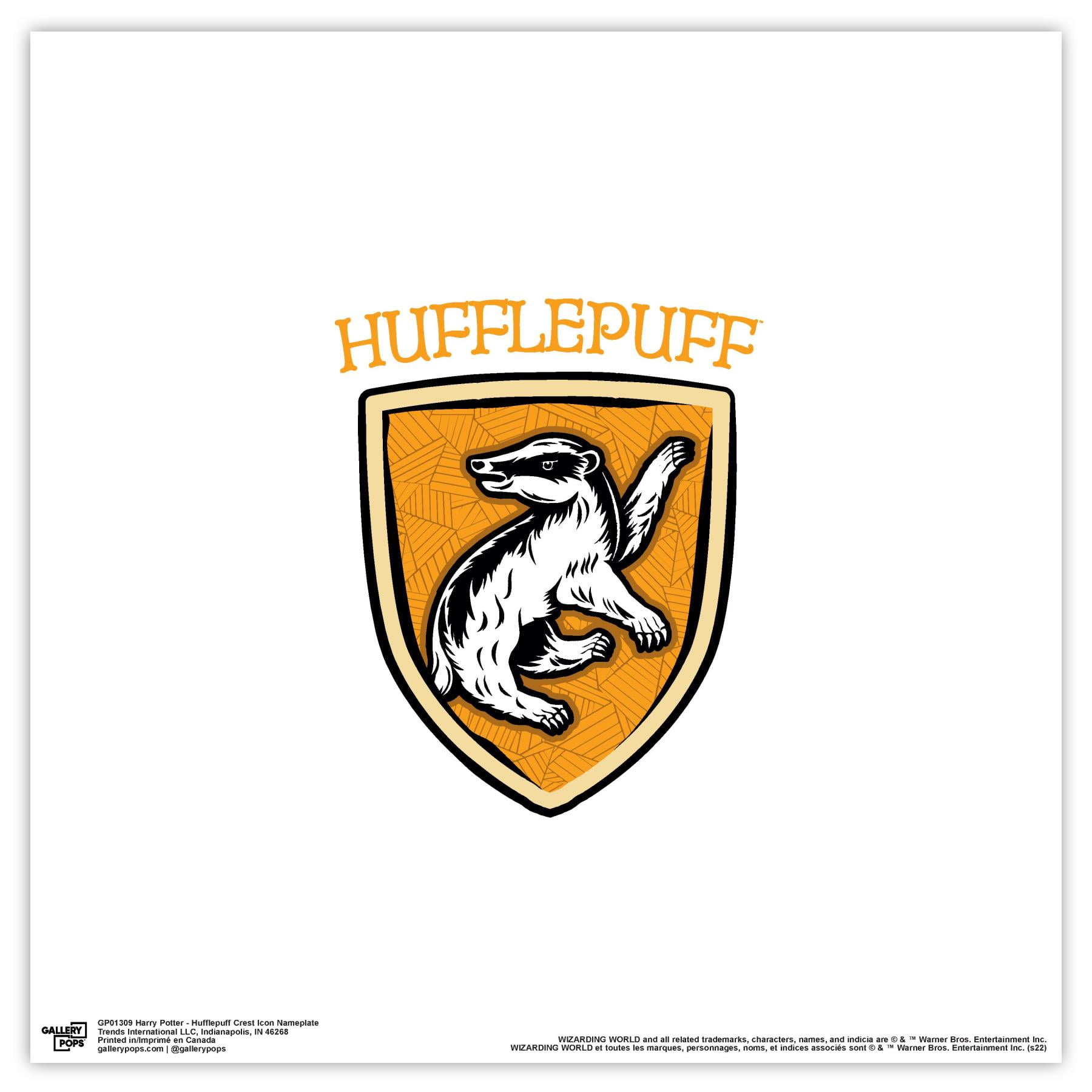 Gallery Pops Harry Potter - Hufflepuff Crest Icon Nameplate Wall Art ...