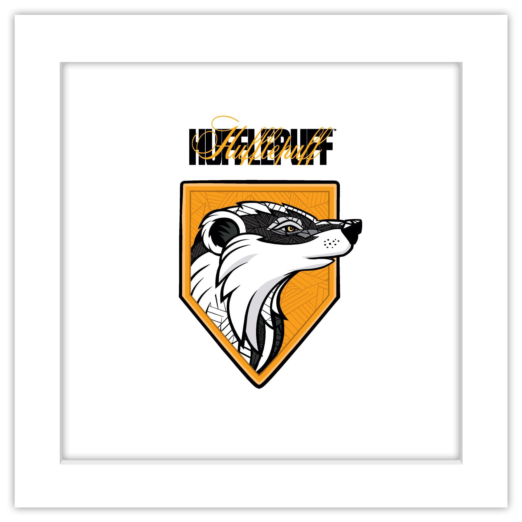 Gallery Pops Harry Potter - Hufflepuff Crest Icon Wall Art, White ...
