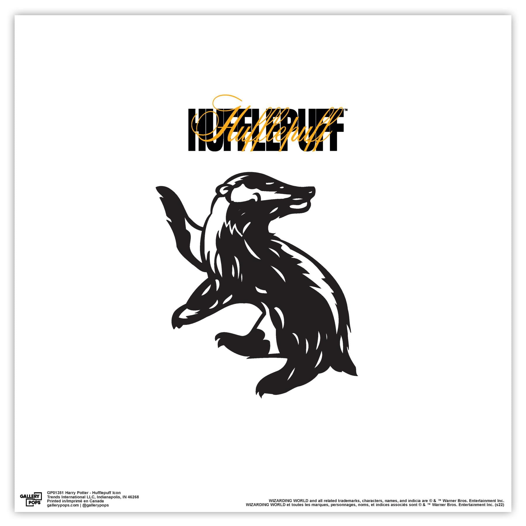 Gallery Pops Harry Potter - Hufflepuff Icon Wall Art, Unframed Version ...