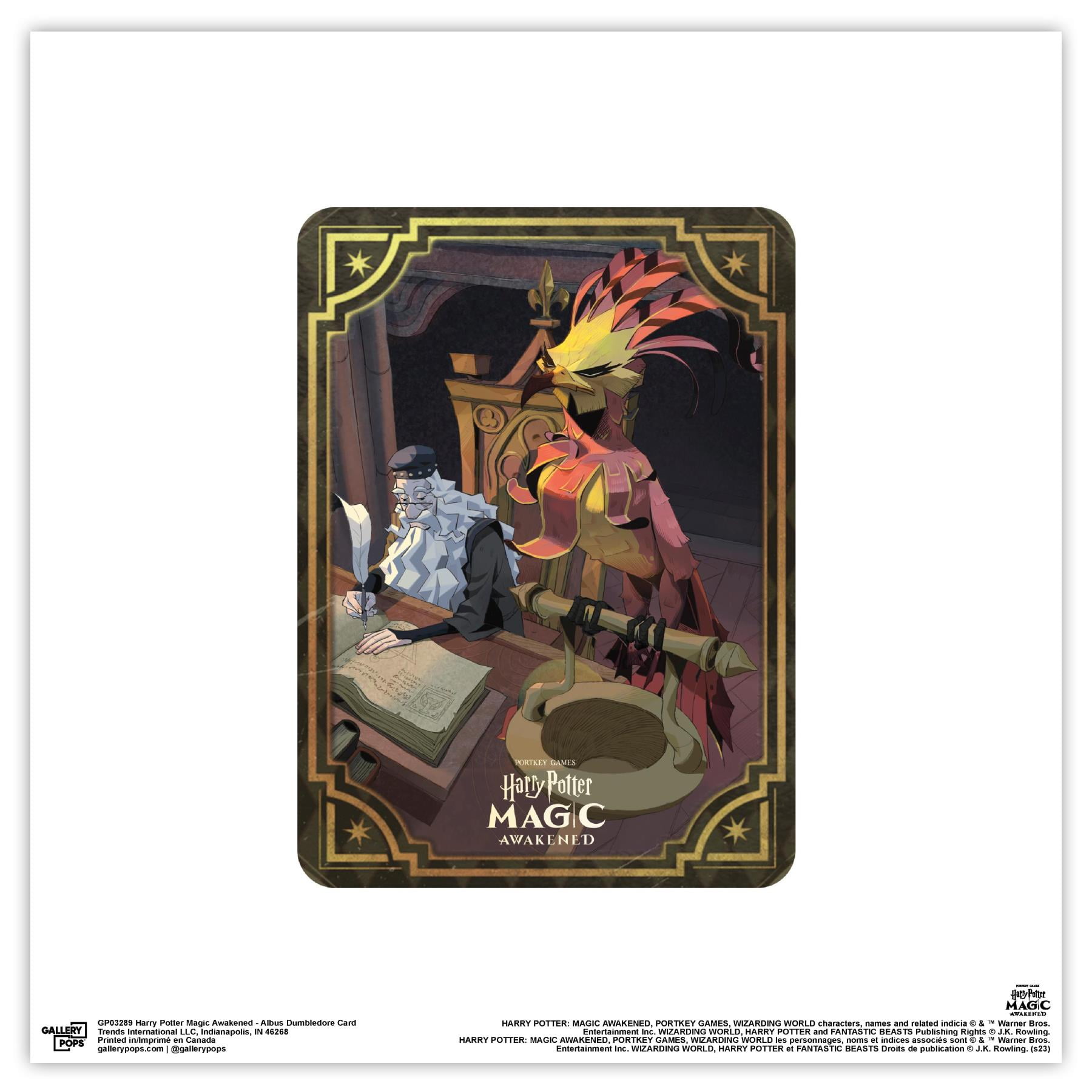 Gallery Pops Harry Potter Magic Awakened - Albus Dumbledore Card Wall ...