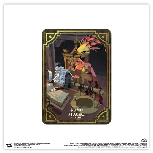 Gallery Pops Harry Potter Magic Awakened - Albus Dumbledore Card Wall ...